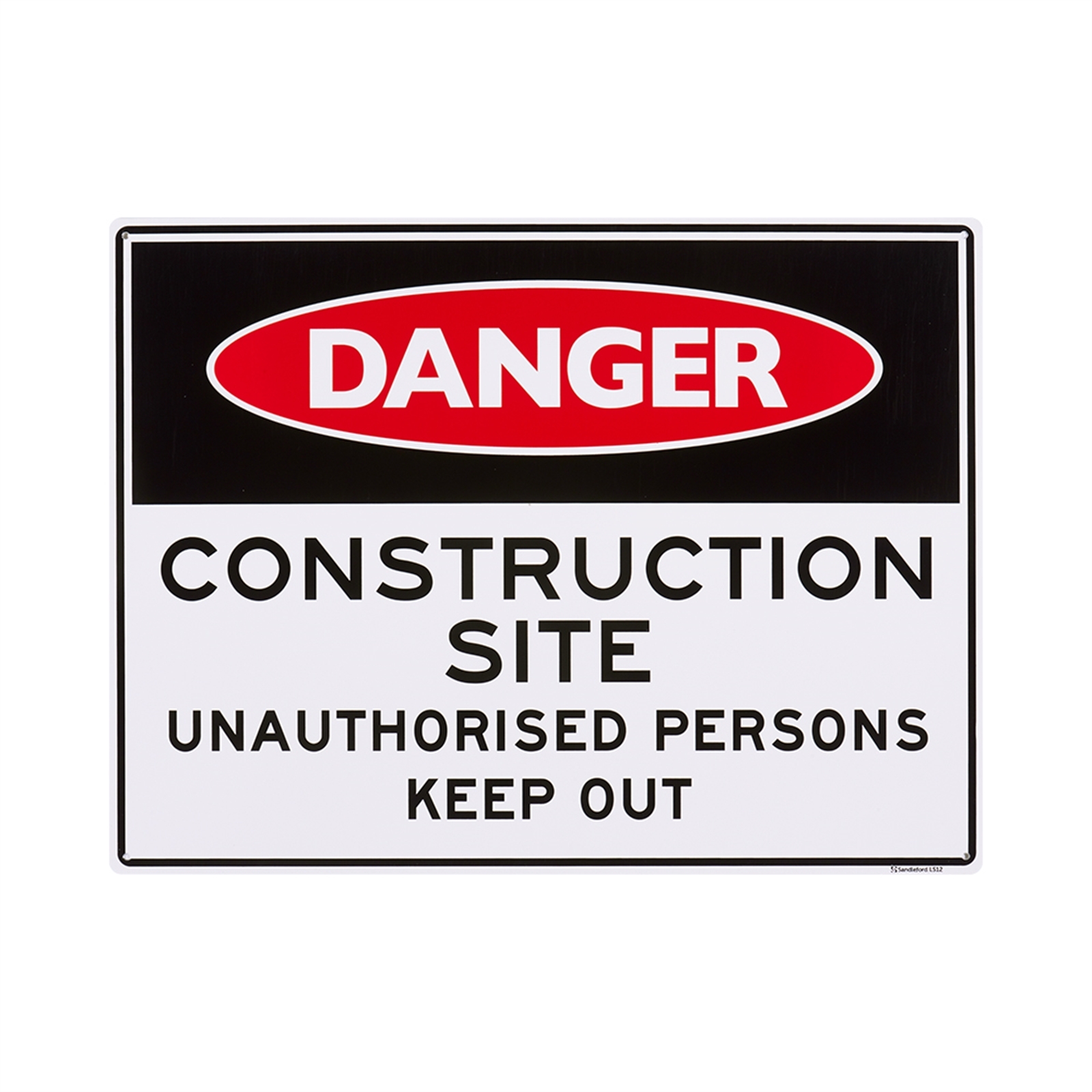 Sandleford 450 x 600mm Construction Site Plastic Sign - Bunnings Australia