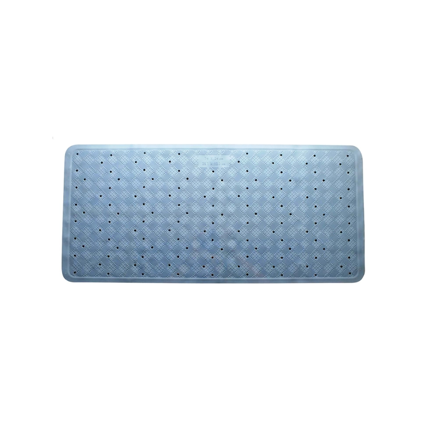 Rubber Bath Mat 34 X 74cm - Blue - Bunnings Australia