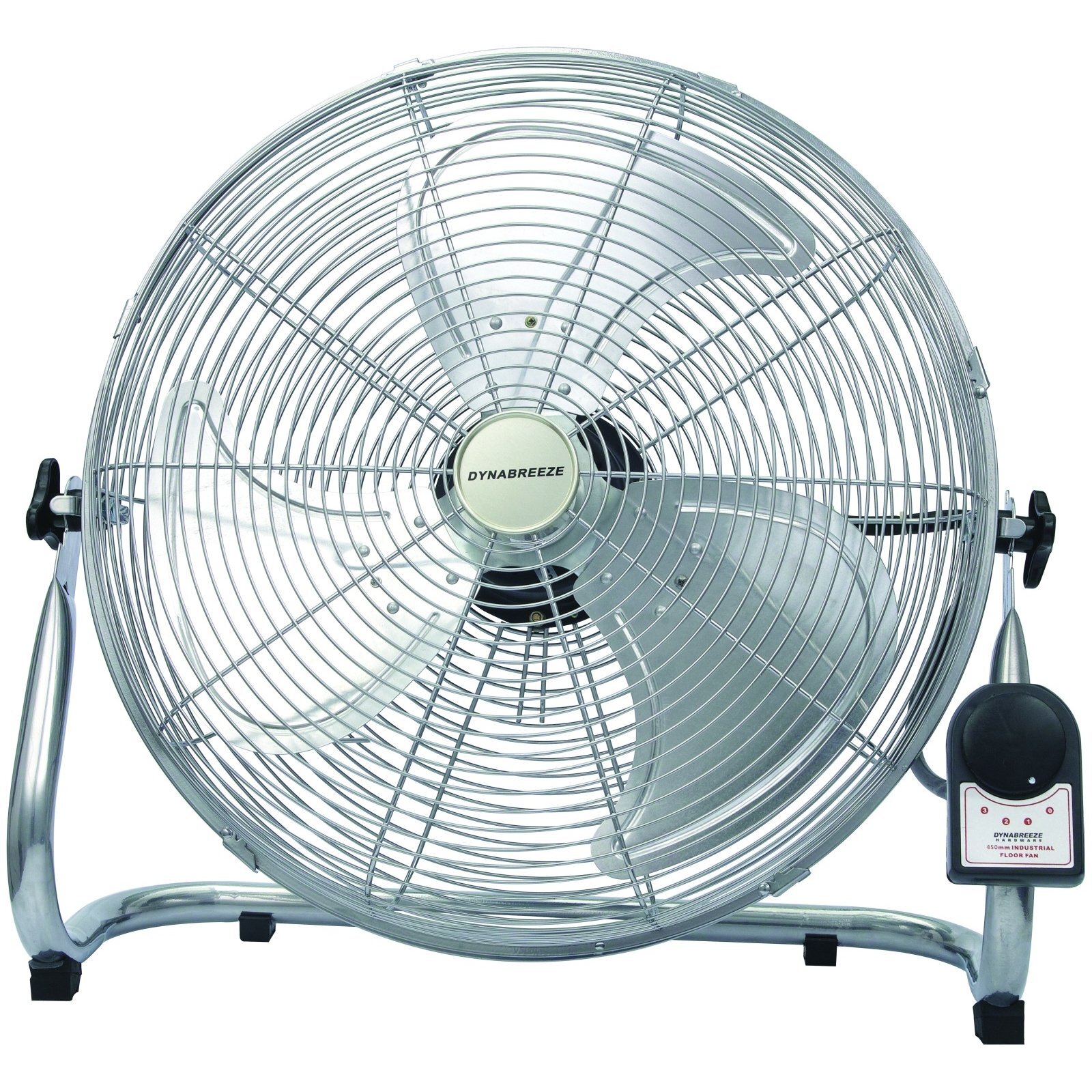 Dynabreeze 450mm Silver Industrial Floor Fan - Bunnings New Zealand