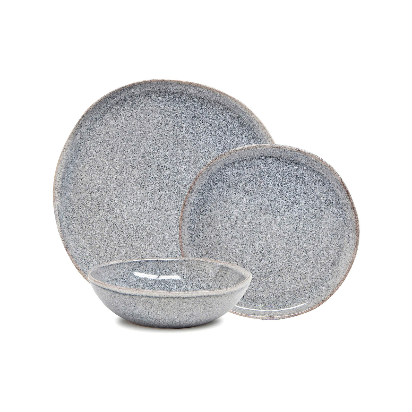 Series 12 Piece Dinner Set - Sky - Bunnings Australia