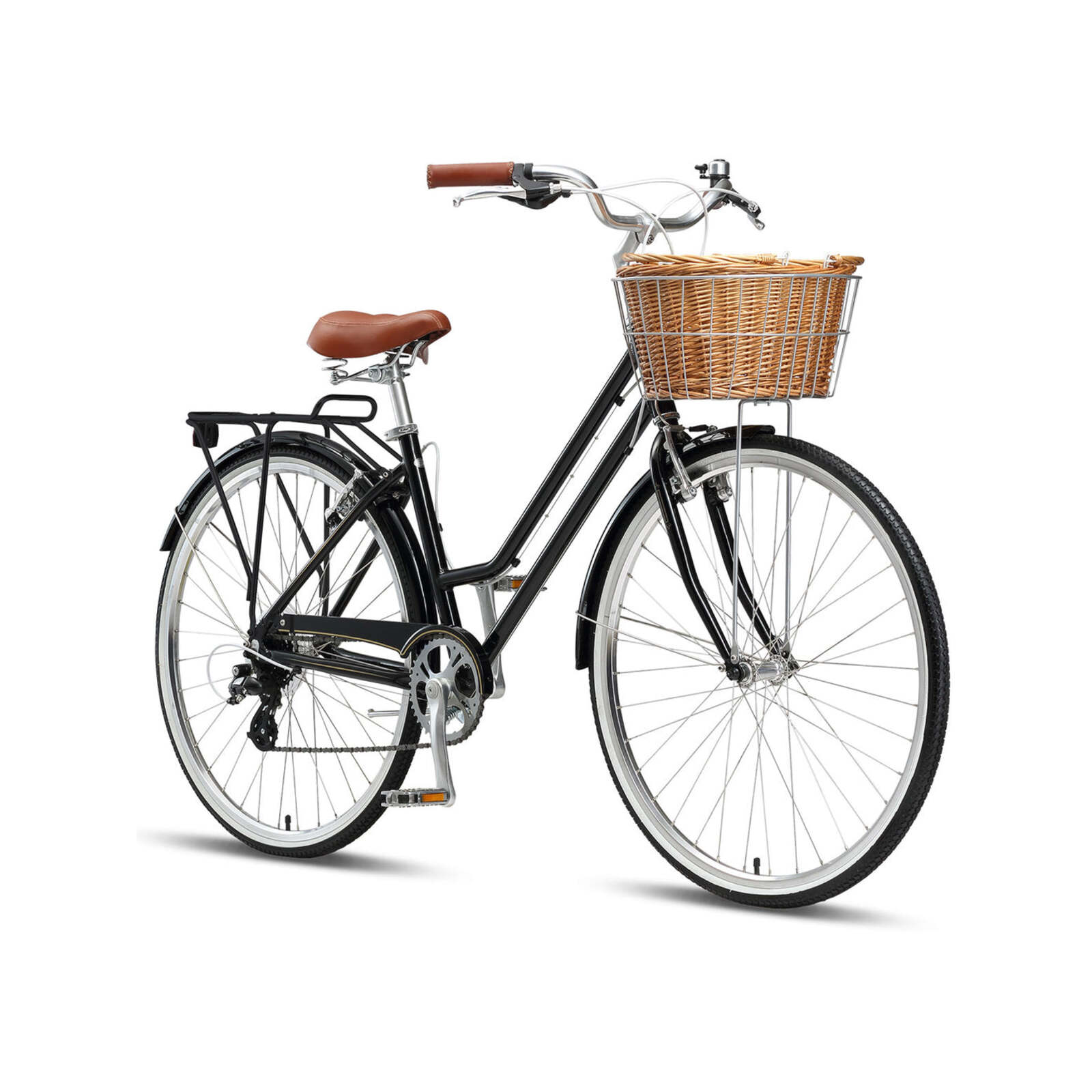 Pro Ladies Classic Alloy Frame Step-Through Cruiser Bike 8 Speed ...