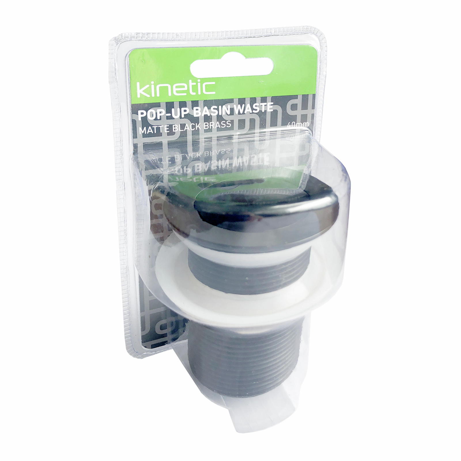 Kinetic 40mm Matte Black Pop-Up Basin Waste - Bunnings Australia Kinetic 40mm Matte Black Pop-Up Basin Waste - Bunnings Australia