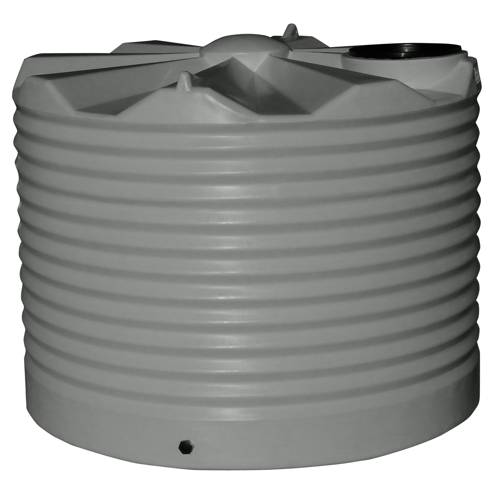 Orion 1100L Round Poly Water Tank - Monument - Bunnings Australia