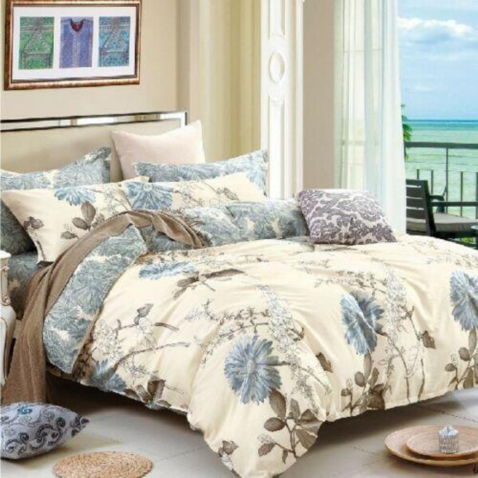 Luxor King Single Dandelion Design Cotton Quilt Doona Duvet Cover Set ...