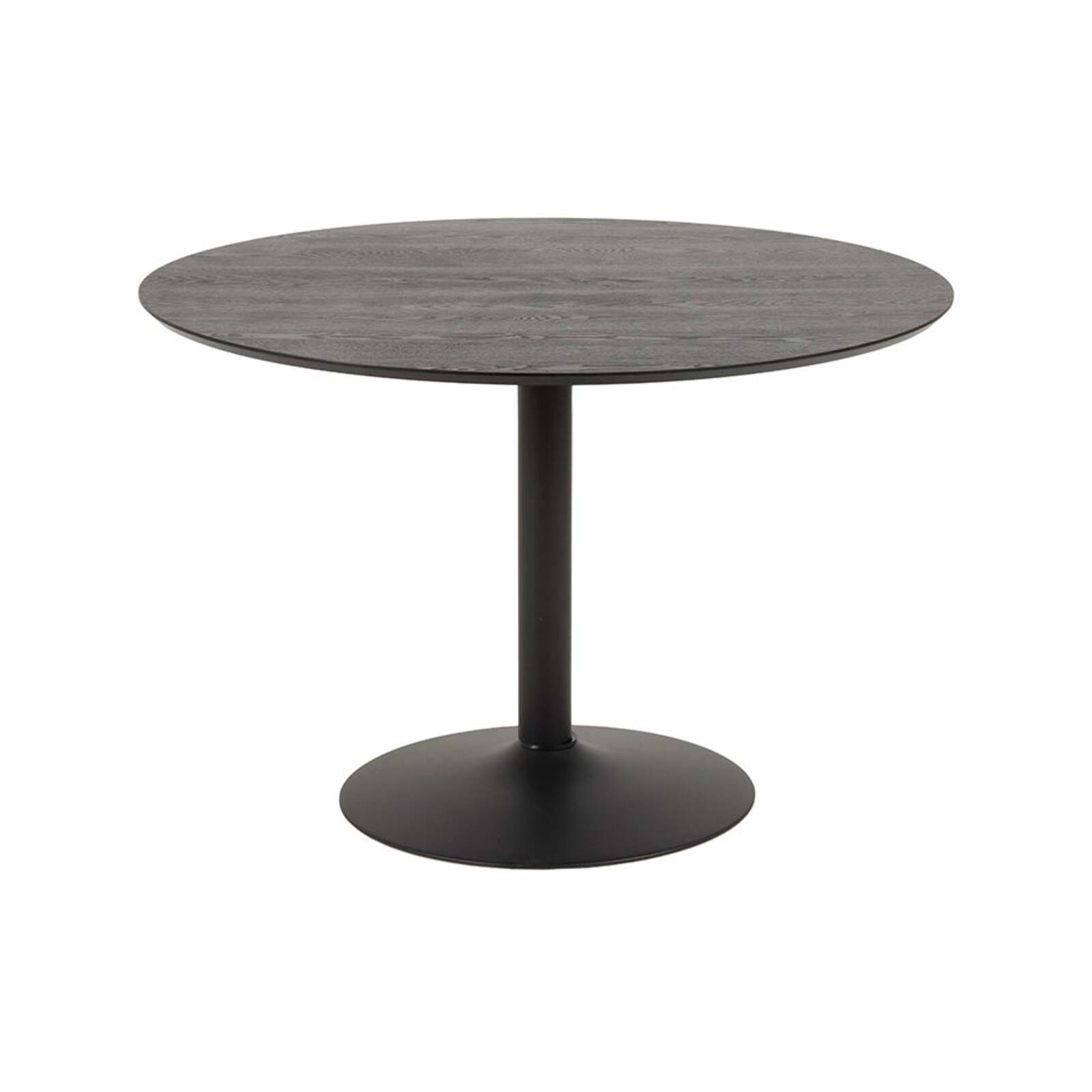 TITAN Round Dining Table 110cm - Black - Bunnings Australia