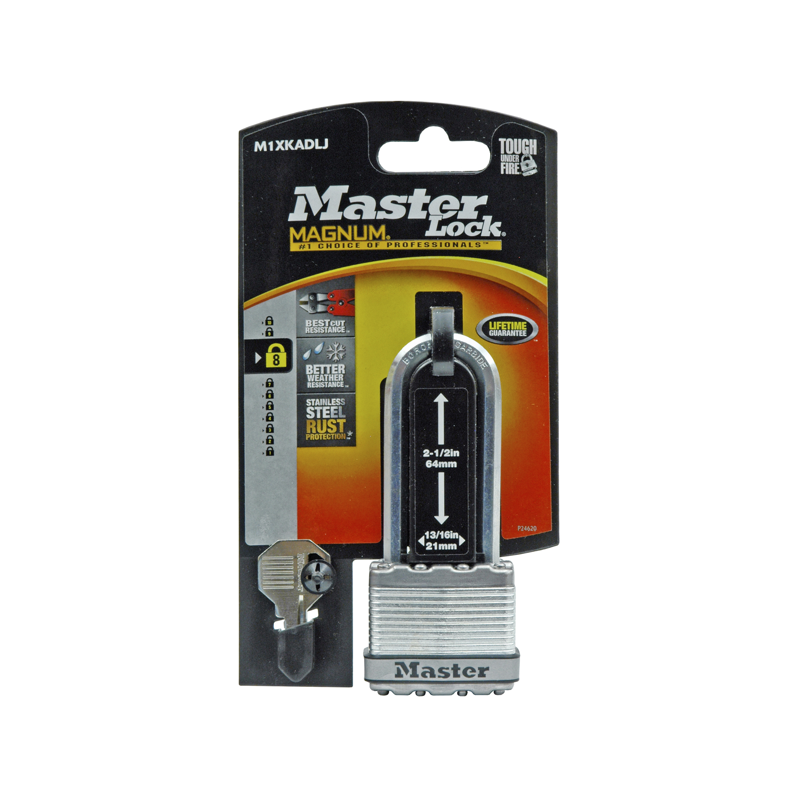 Master Lock 45mm Magnum with 64mm Extra Long Shackle Padlock - Bunnings ...