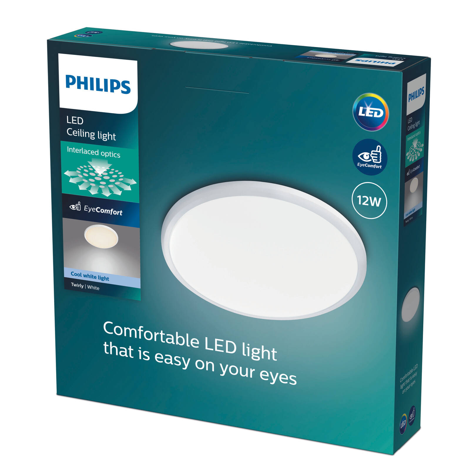 Philips Oyster LED 1400Lm Cool White 12W - Bunnings Australia
