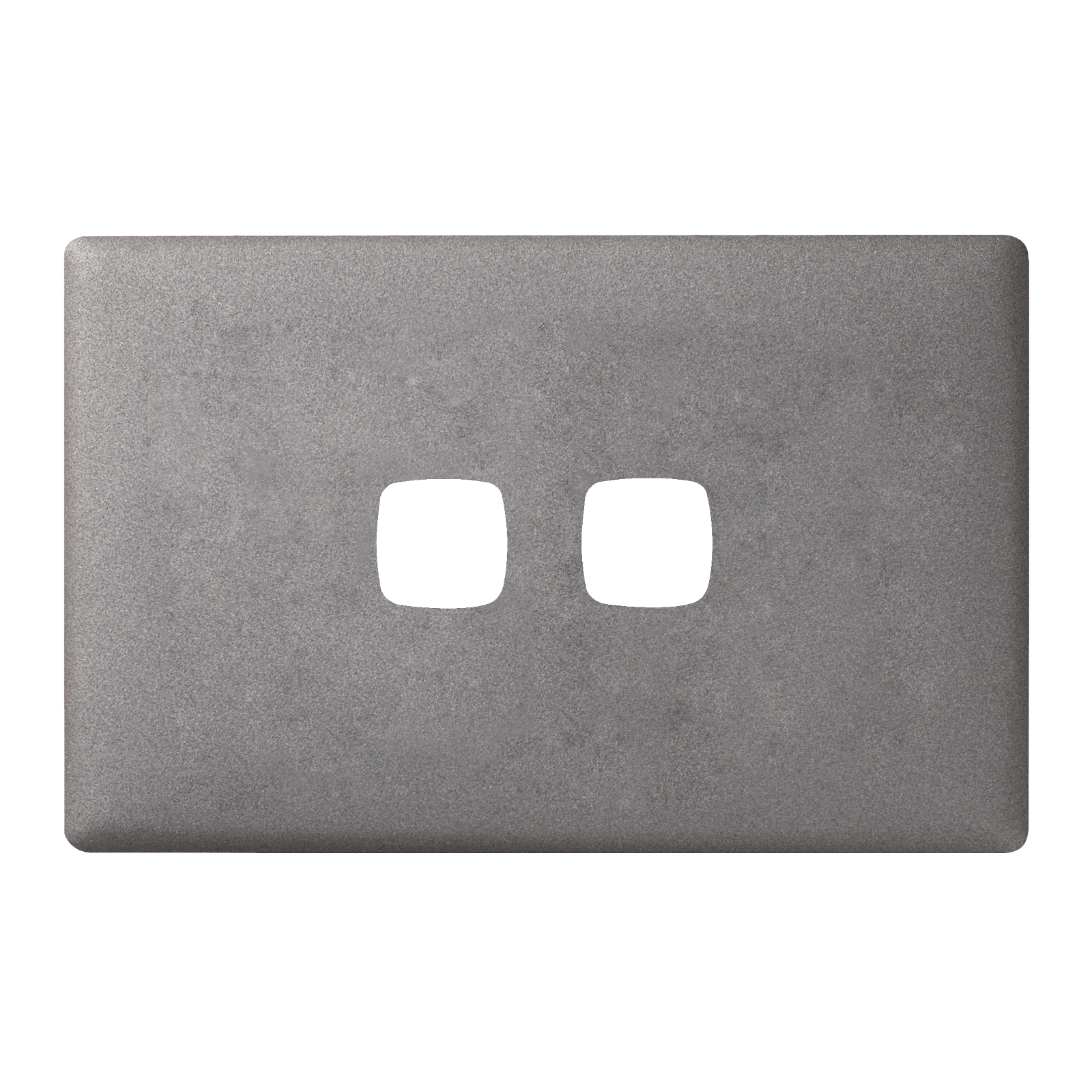 HPM LINEA 2 Gang Coverplate - Gun Metal - Bunnings Australia
