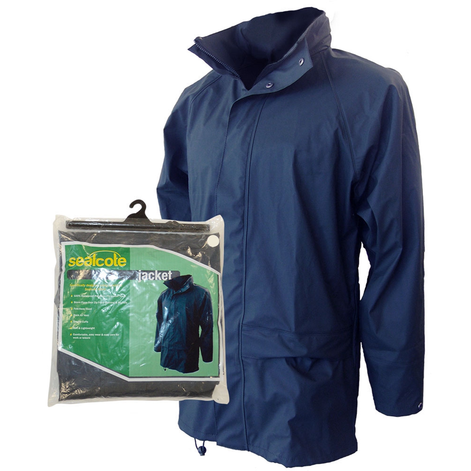 Sealcote Wet Weather Jacket Size Medium Navy - Bunnings New Zealand