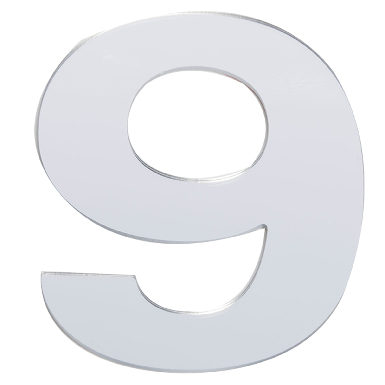 Sandleford 50mm Silver Self Adhesive House Number 9 - Bunnings Australia