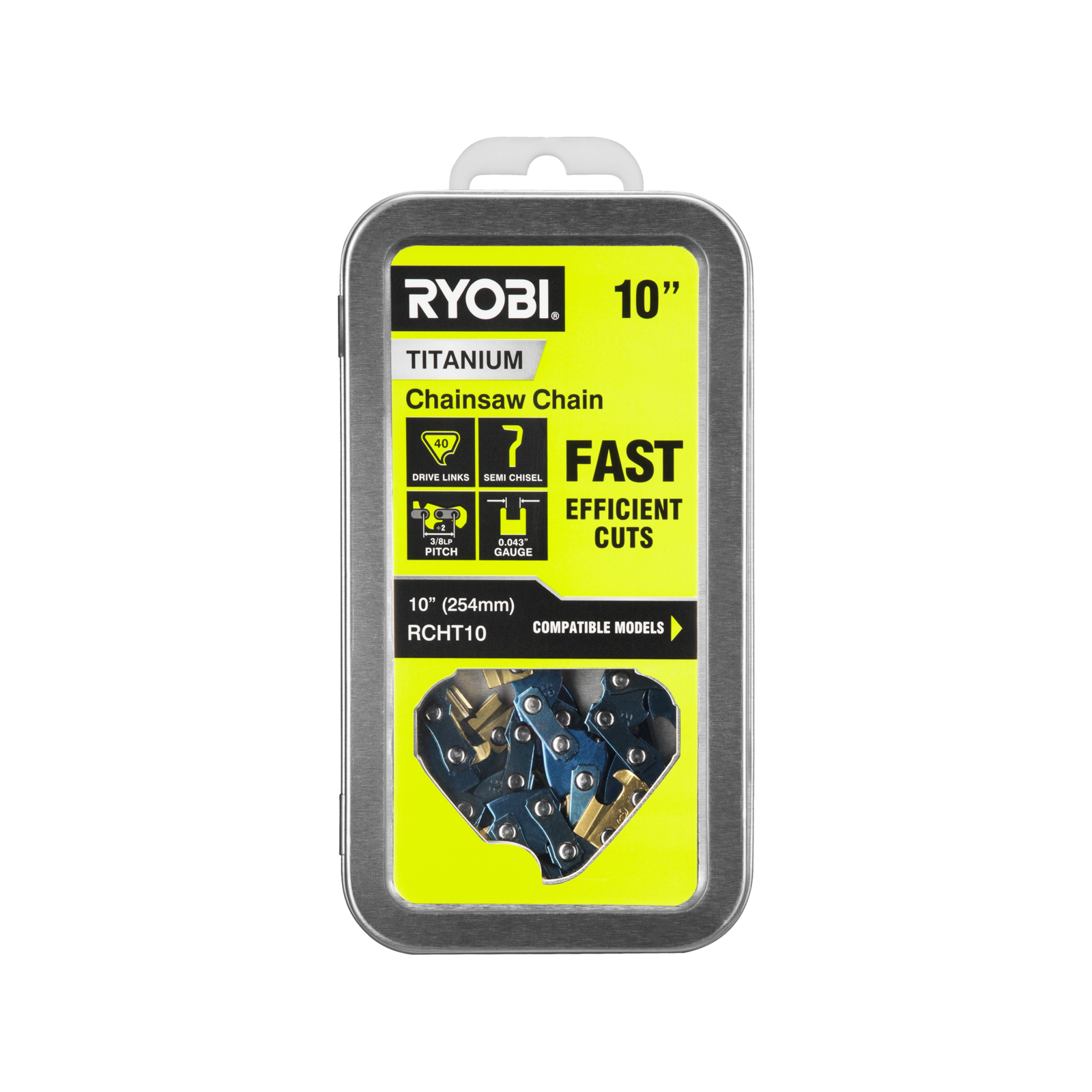 Ryobi 10” Titanium Chainsaw Chain - Bunnings Australia