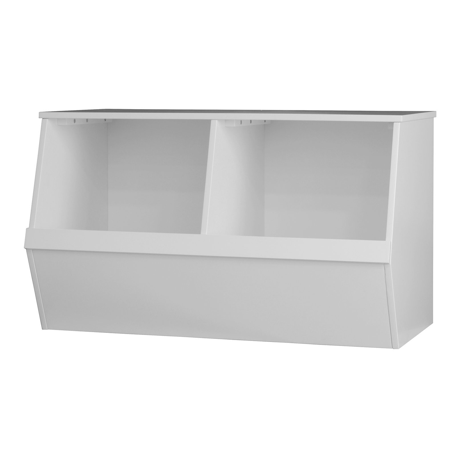 Flexi Storage Kids 73.4 x 43.3 x 41cm White Double Storage Box ...