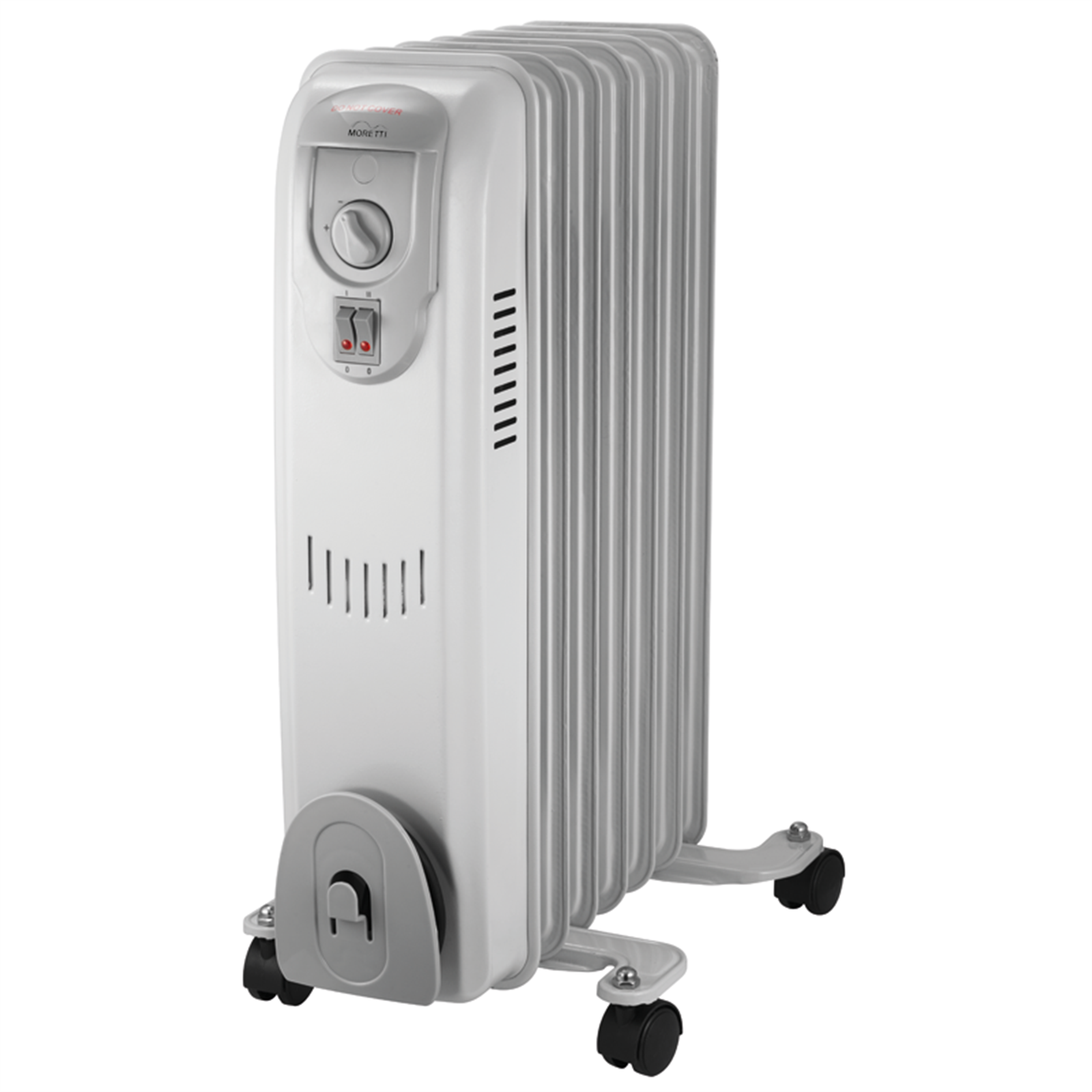 Moretti 1500W Light Grey 7 Fin Oil Column Heater - Bunnings Australia