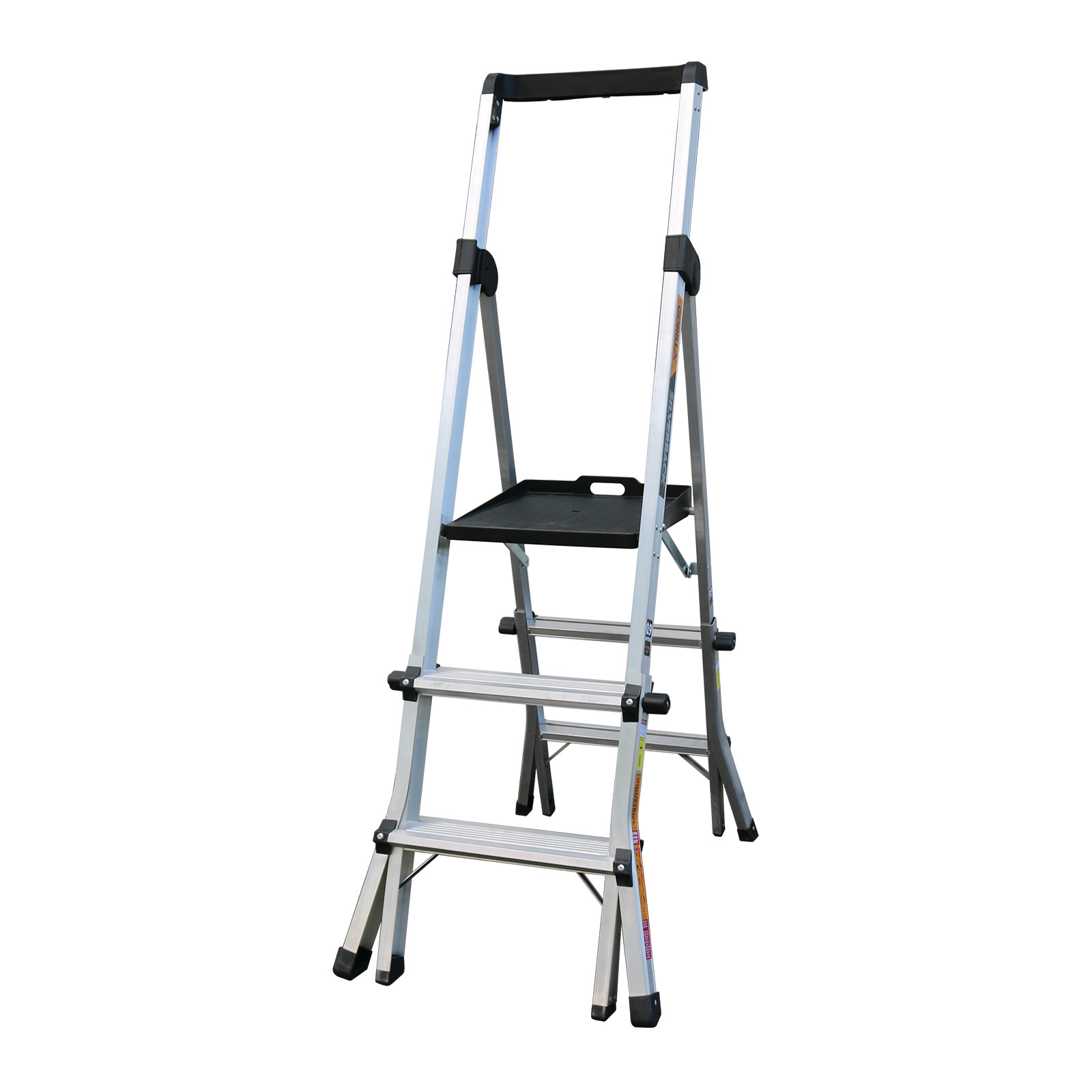 Gorilla 150kg 3-4 Step Silverback Adjustable Platform Ladder - Bunnings ...