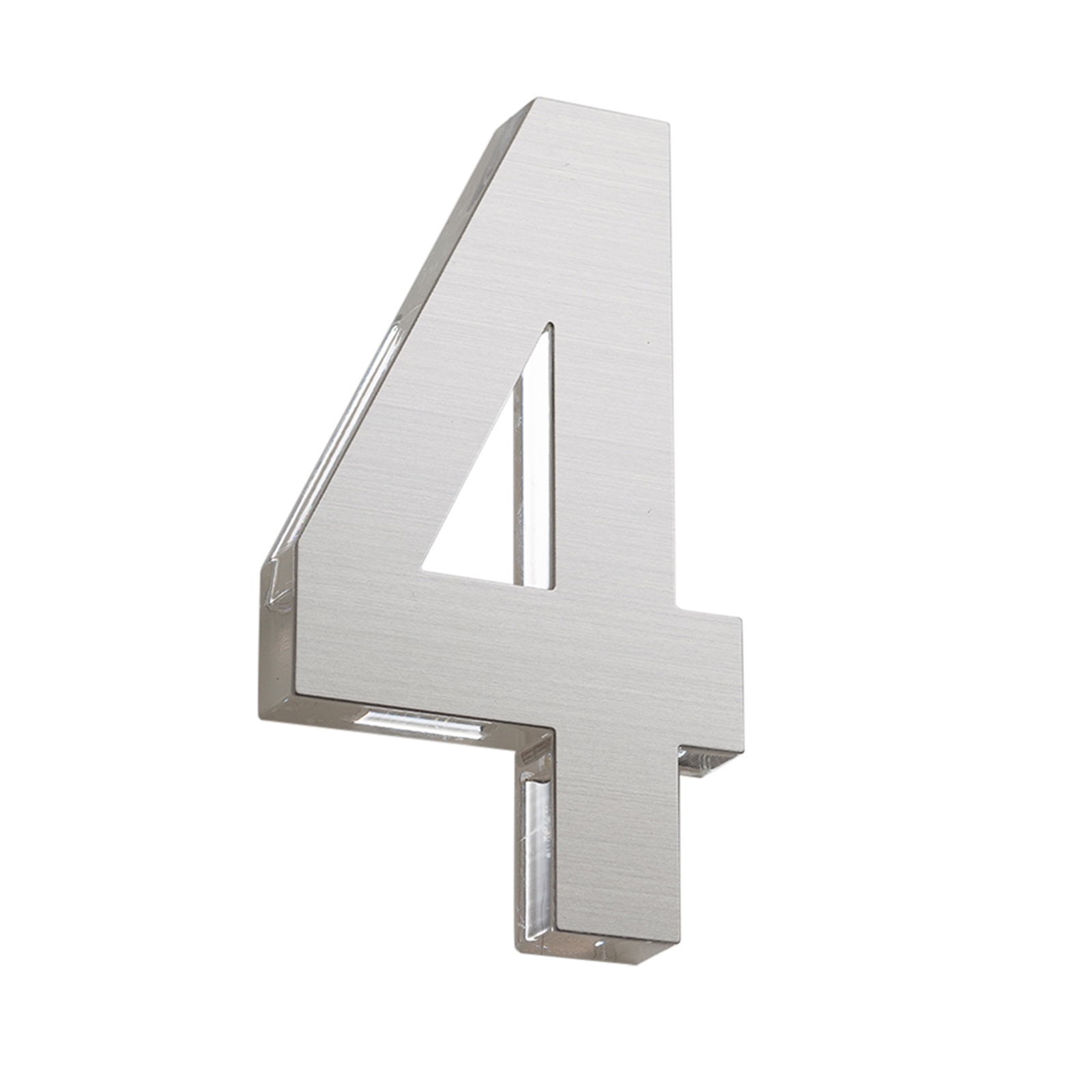 Sandleford 120mm Stainless Steel Azure House Number 4 - Bunnings Australia