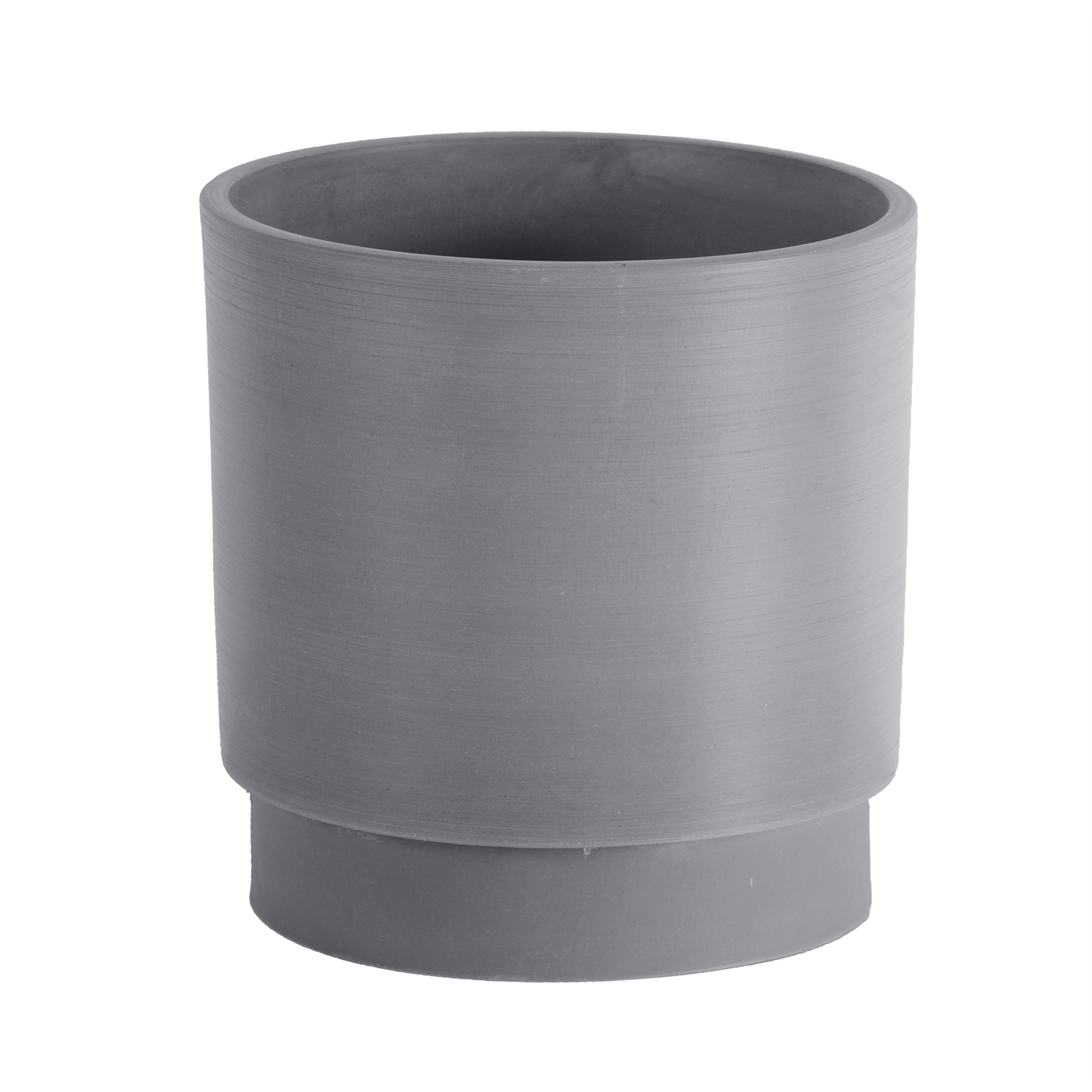 Respect 18cm Grey Respect Cirque Cylinder Planter - Bunnings Australia