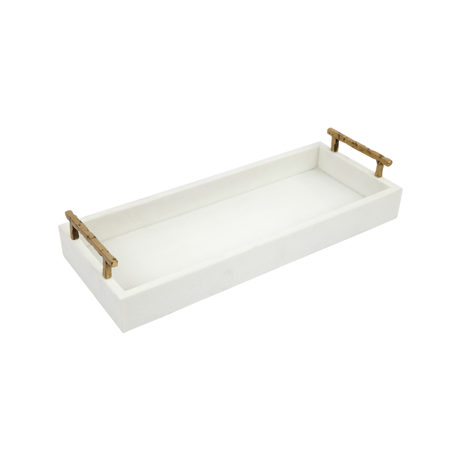 CAFE LIGHTING Palm Springs Small Rectangular Tray - Off White - Bunnings Australia