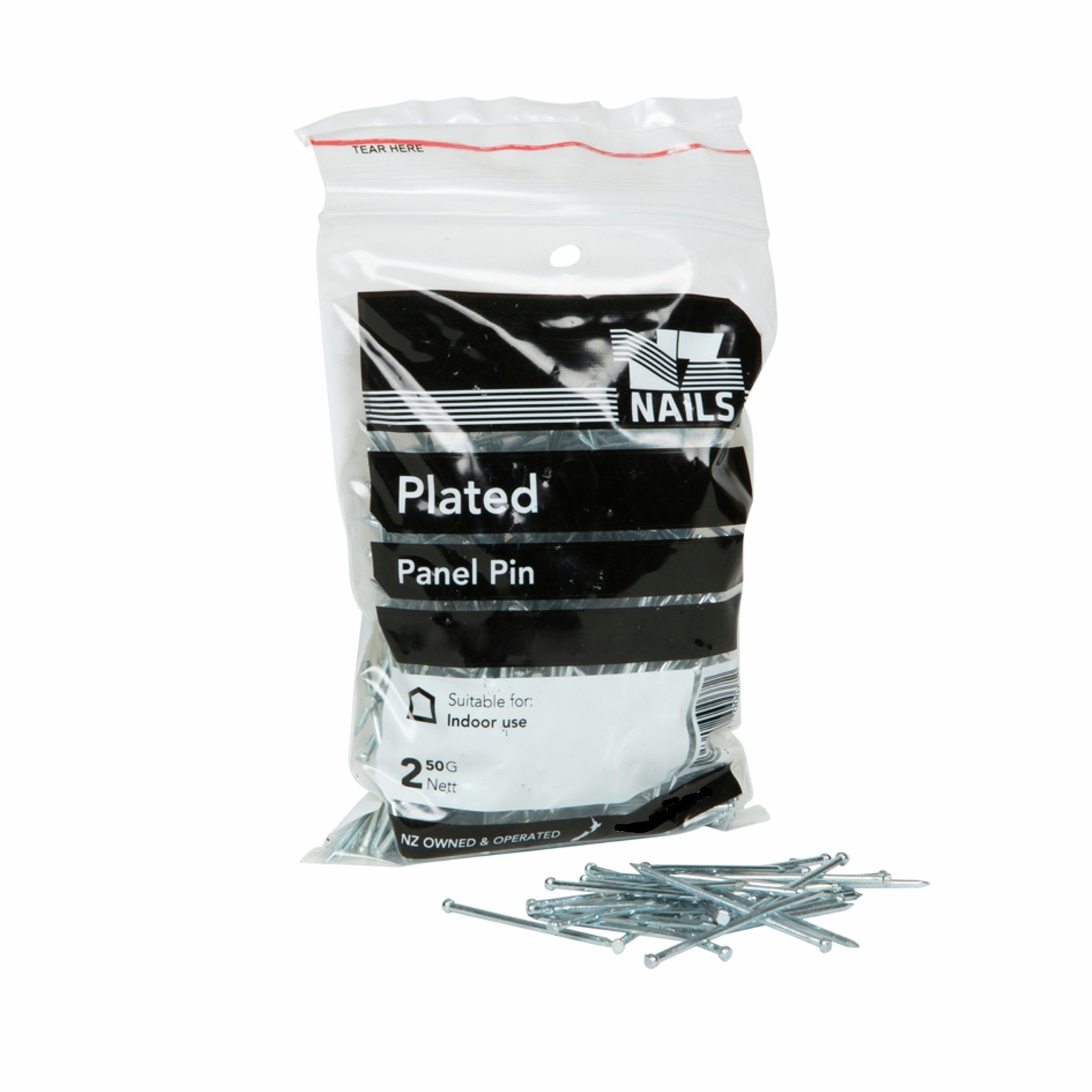 NZ Nails 12 x 1.00mm 250g Zinc Plated Panel Pin - Bunnings New Zealand