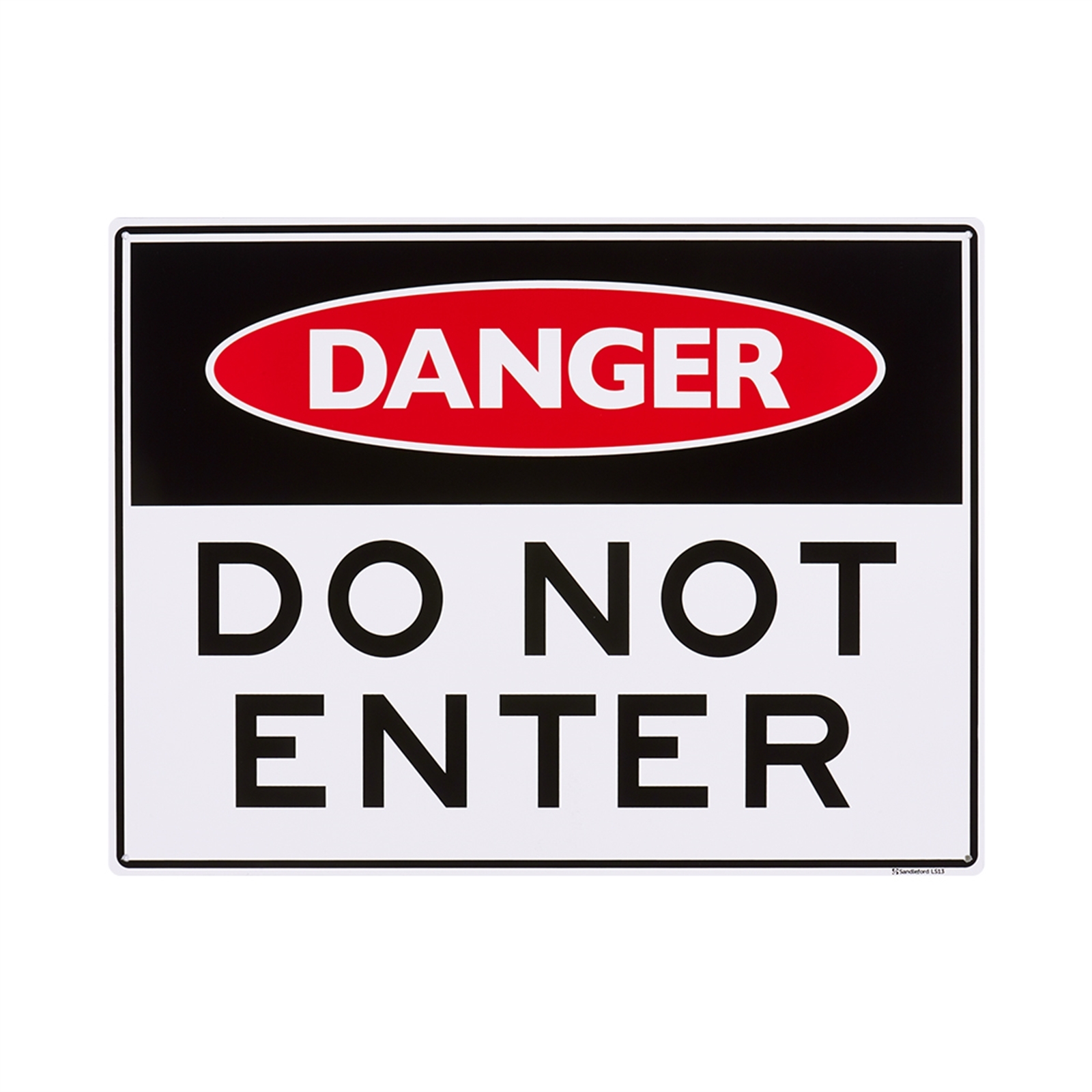 Sandleford 450 x 600mm Do Not Enter Plastic Sign - Bunnings Australia