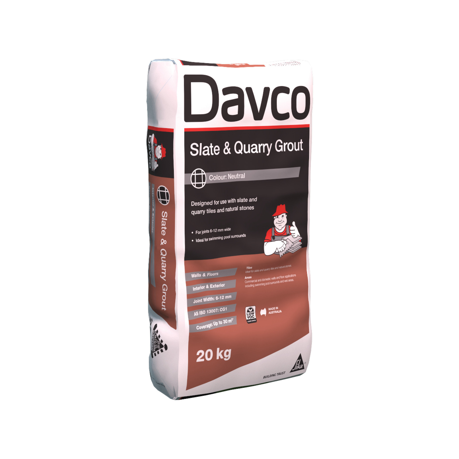 Davco 20kg Neutral Slate And Quarry Grout - Bunnings Australia