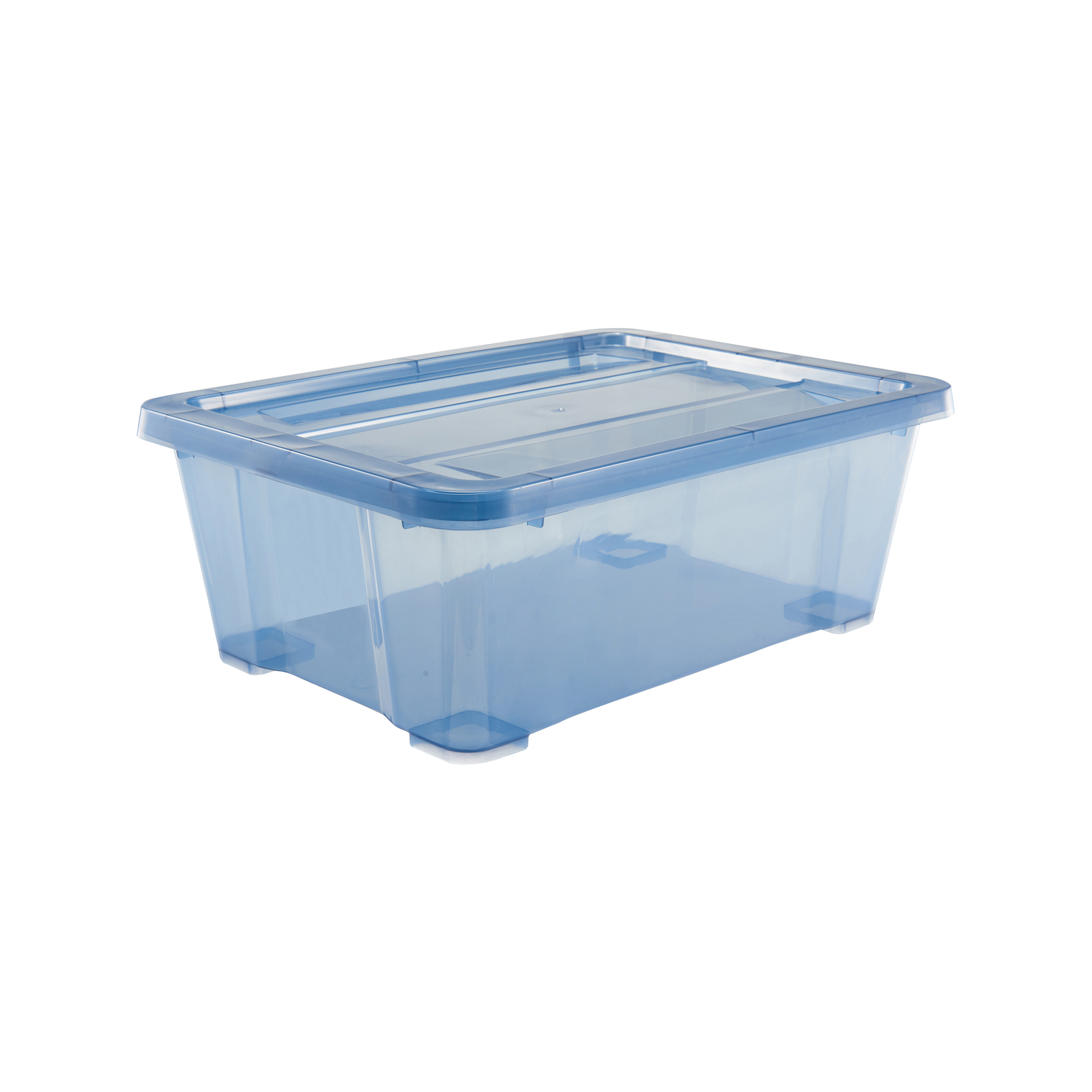 All Set 10L Stone Blue Modular Storage Container - Bunnings Australia