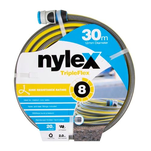 Nylex 12mm x 30m Tripleflex Garden Hose - Bunnings Australia