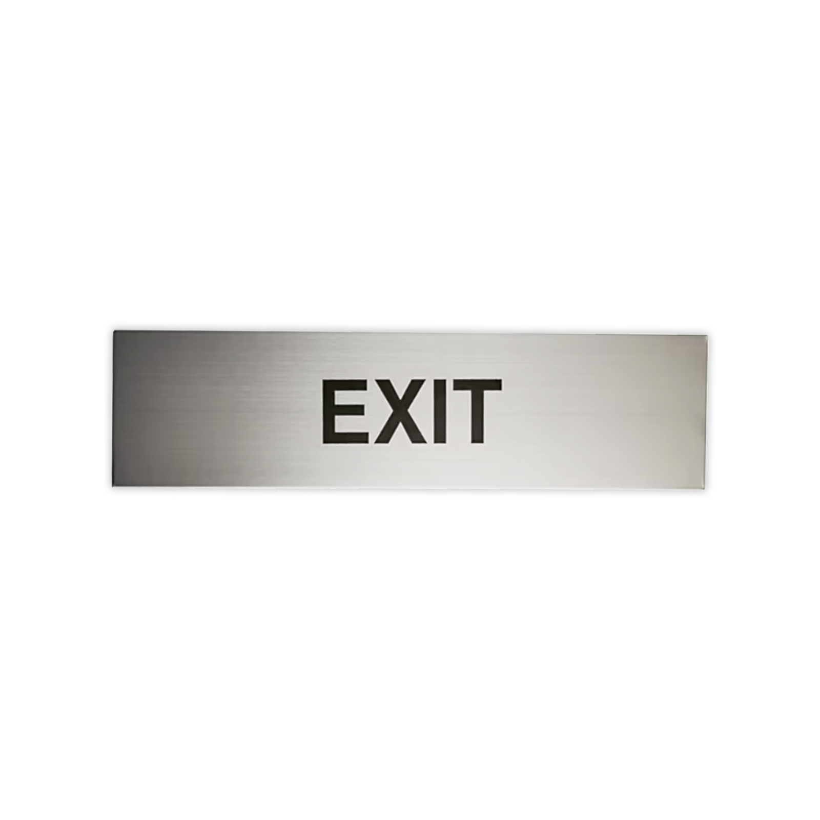 Sandleford 200 x 50mm Stainless Steel Exit Sign - Bunnings Australia