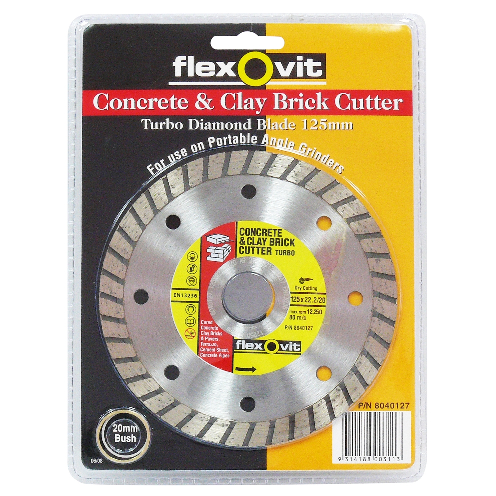 Flexovit Concrete &Clay Brick Cutter 127 x 22mm - Bunnings New Zealand