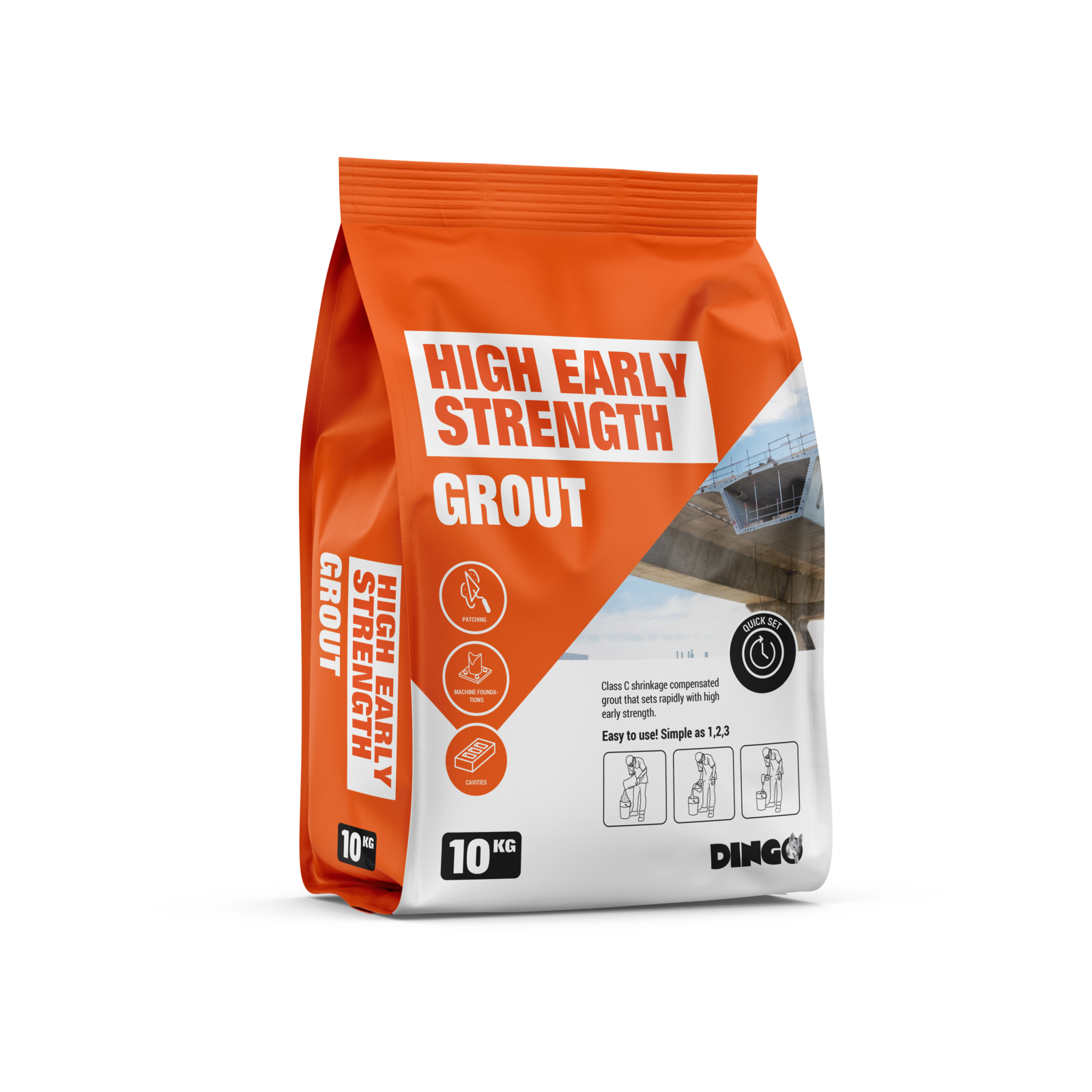 Dingo 10KG High Early Strength Grout Bag - Bunnings Australia