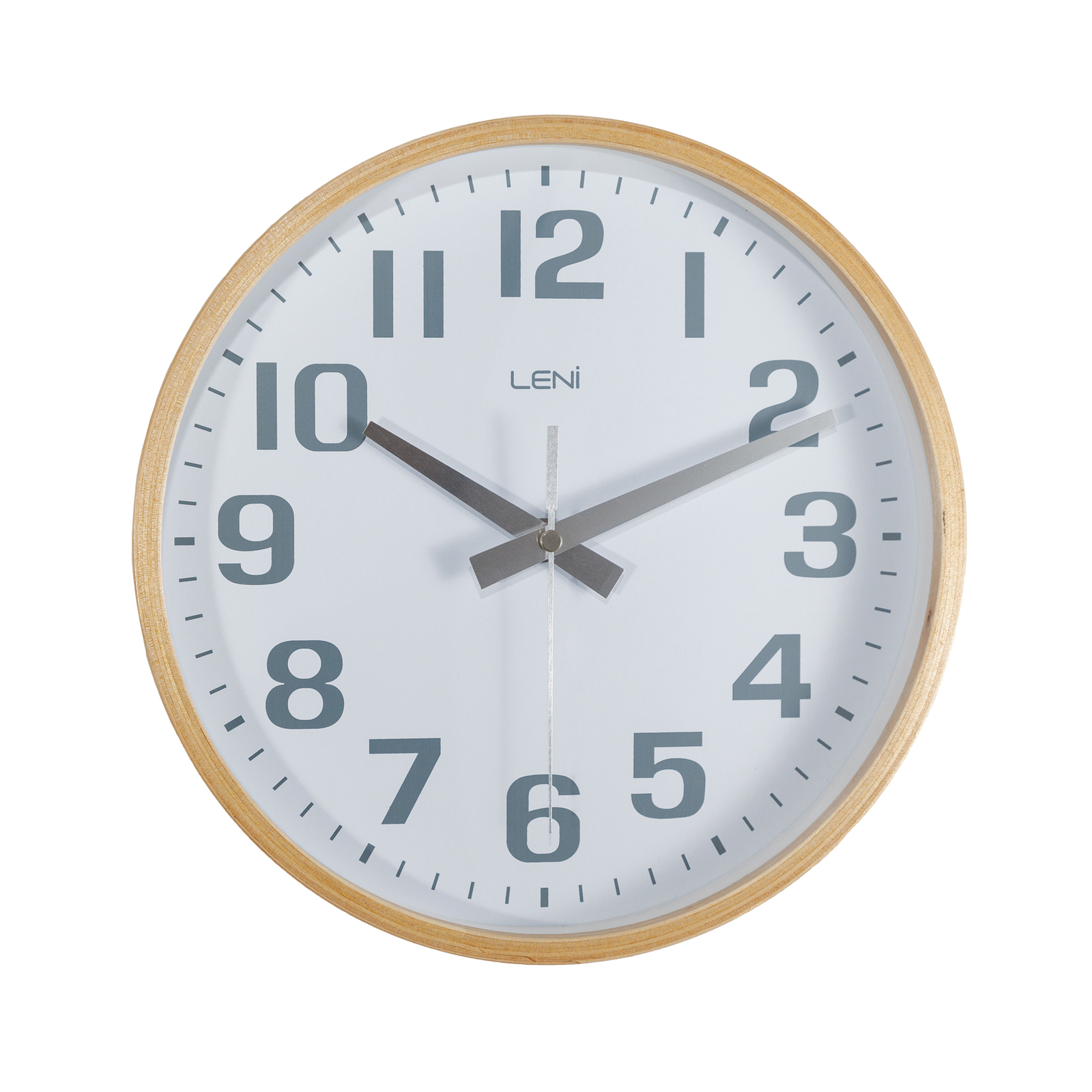 Leni 26cm White Wood Wall Clock - Bunnings Australia