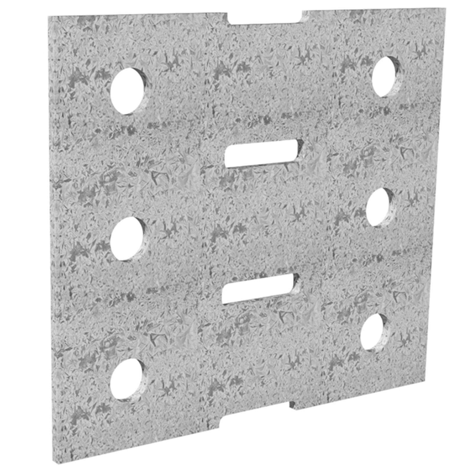 Dunnings 120 x 105mm M10 Galvanised Bracket Plate - Bunnings Australia