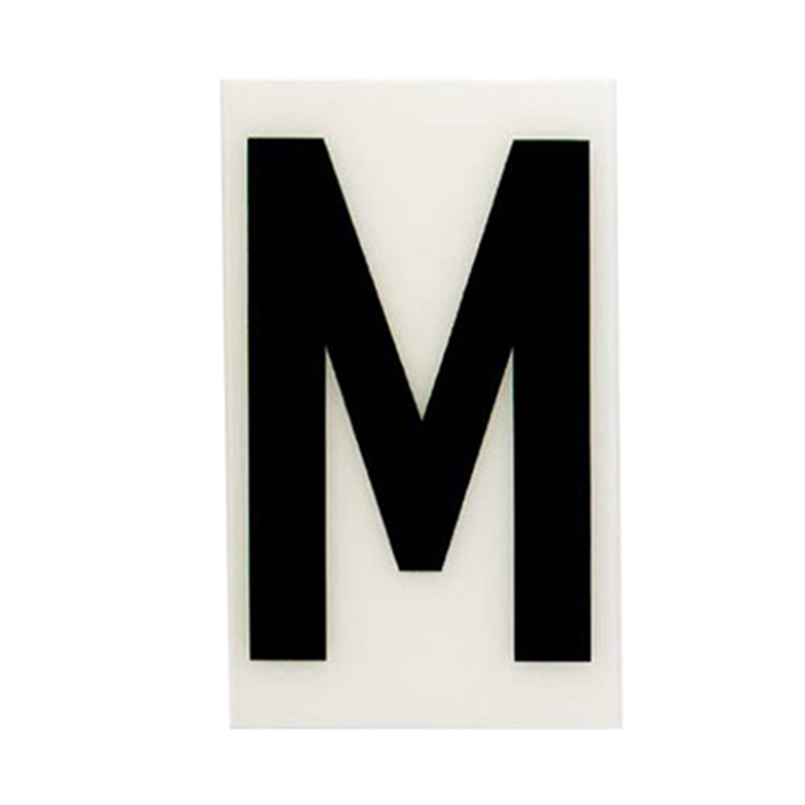 Sandleford 60mm White Self Adhesive House Letter M - Bunnings Australia