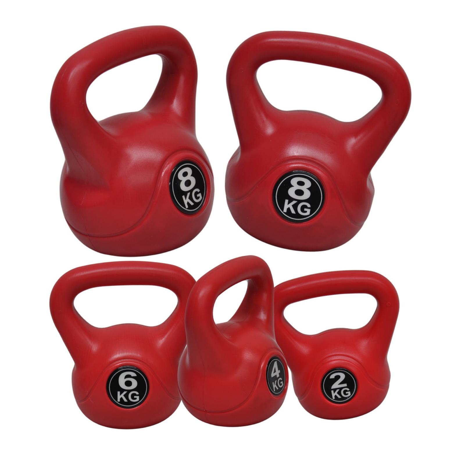 28kg Kettlebell Weight - 2+4+6+8kg+8kg - Bunnings Australia
