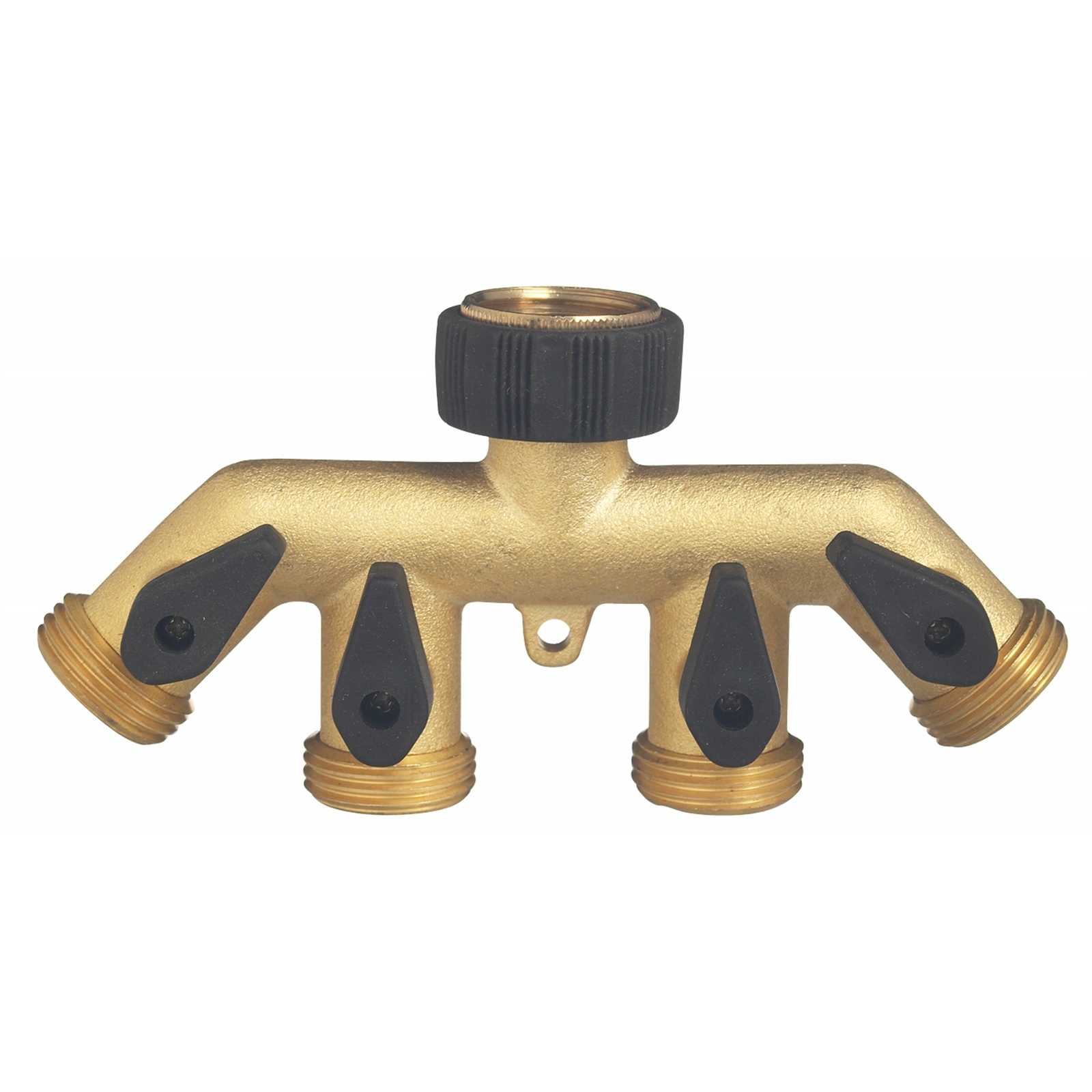 Pope Tap Adaptor 4-Way Screw on Brass - Bunnings New Zealand