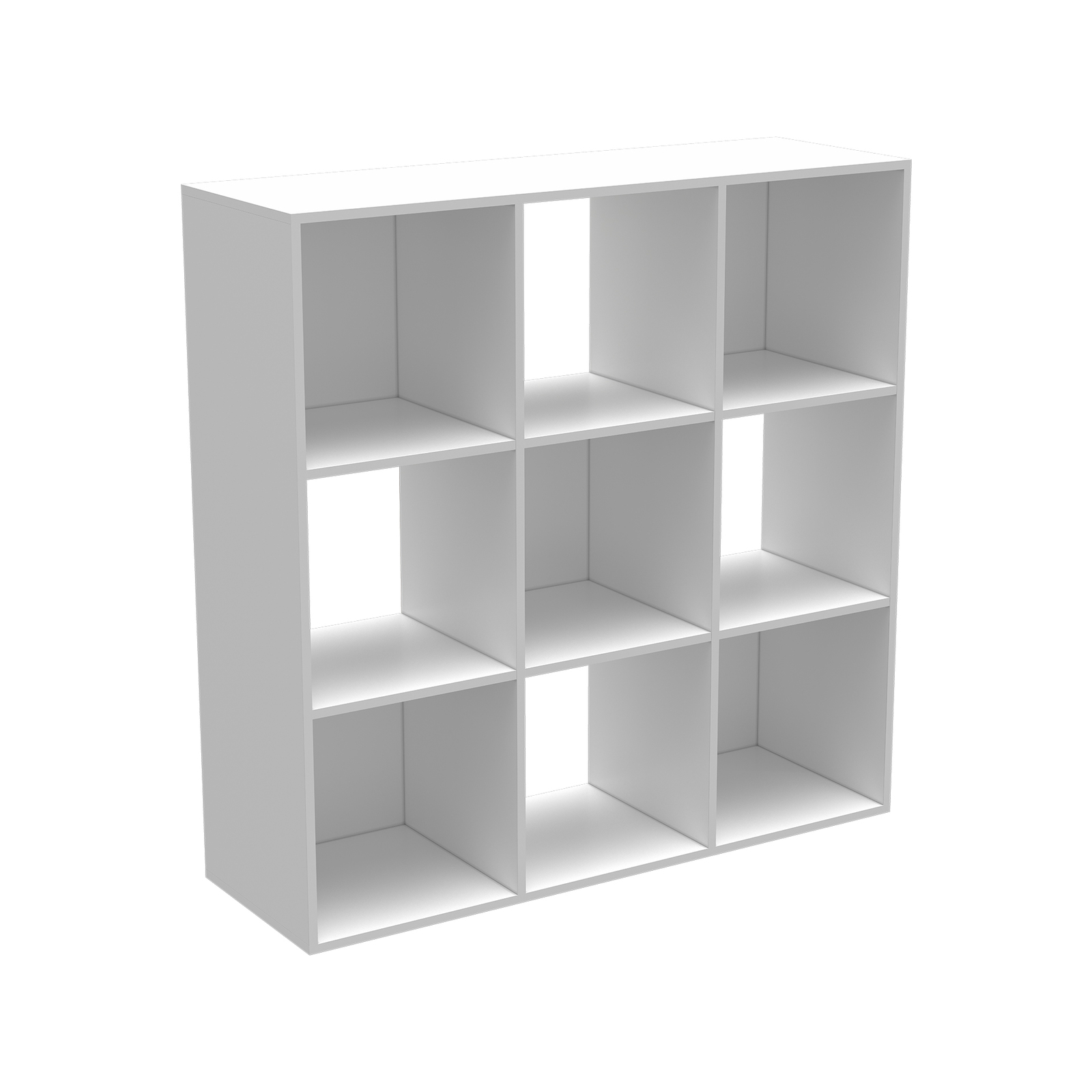 Flexi Storage Clever Cube 910 x 910 x 295mm 3 x 3 White Compact Storage ...