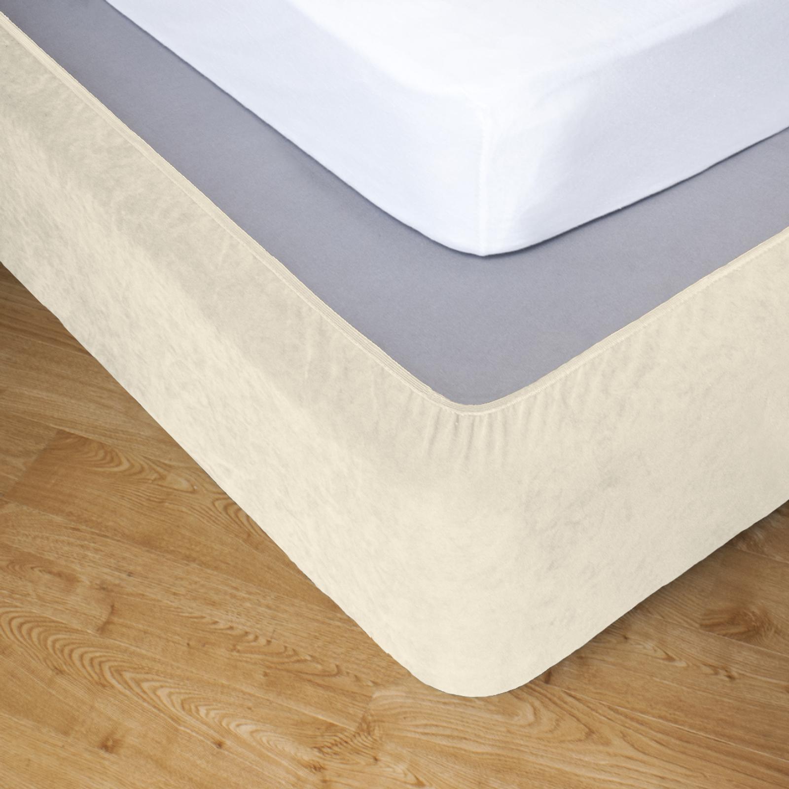 Apartmento Stretch Single Bed Valance Ivory - Bunnings Australia