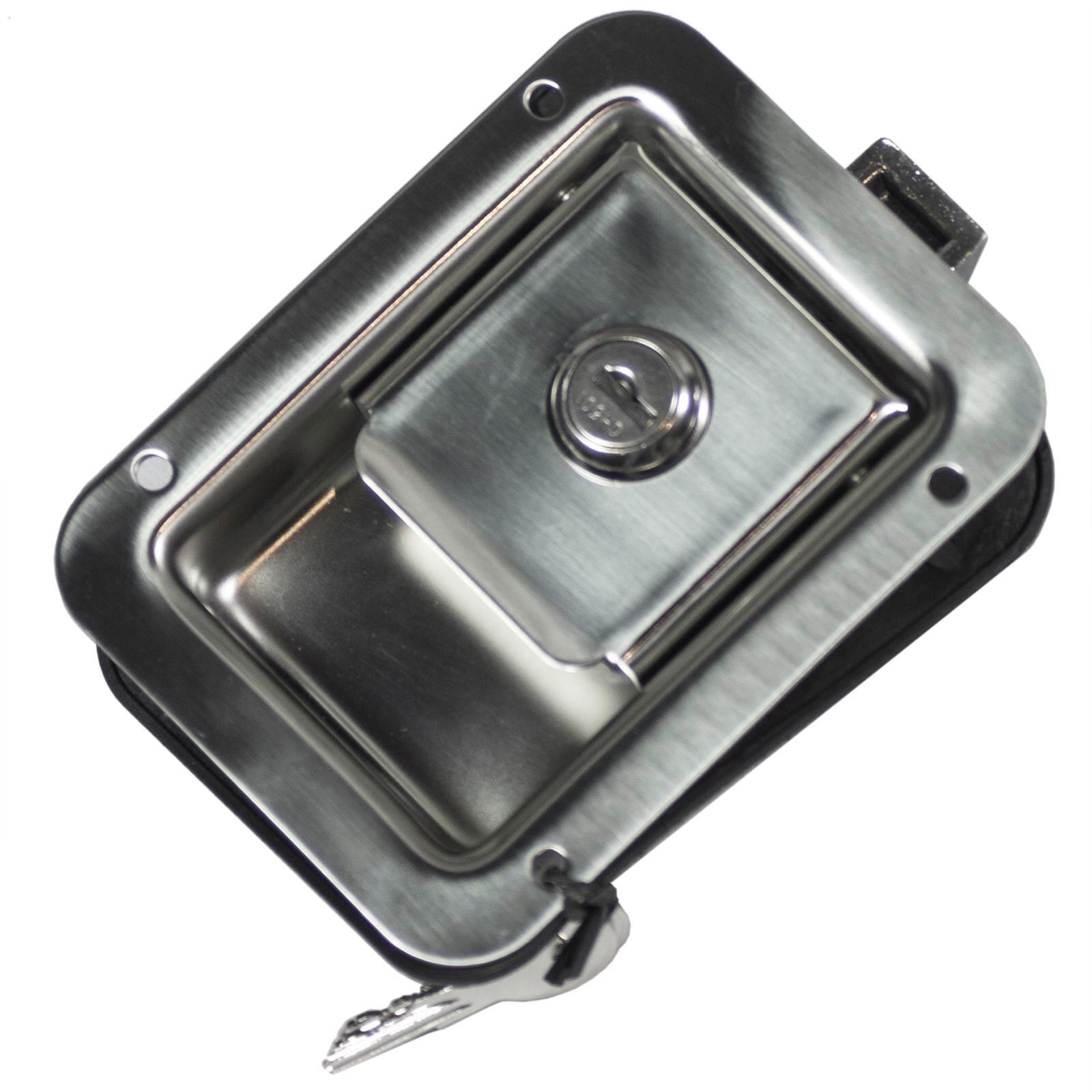 Goliath Large Polished Stainless Steel Paddle Locking Latch - Bunnings ...