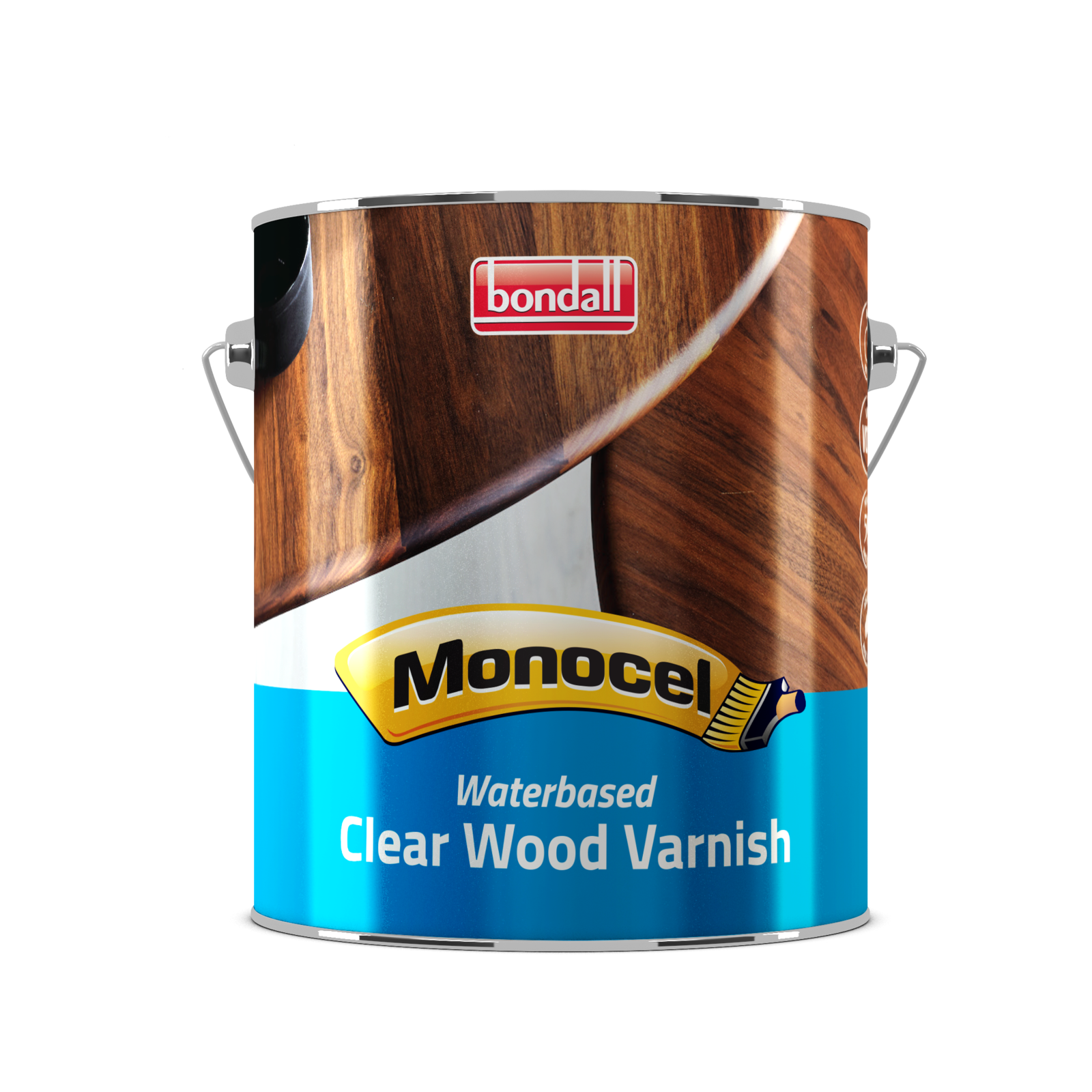 Bondall 2L Monocel Clear Satin Waterbased Wood Varnish - Bunnings Australia