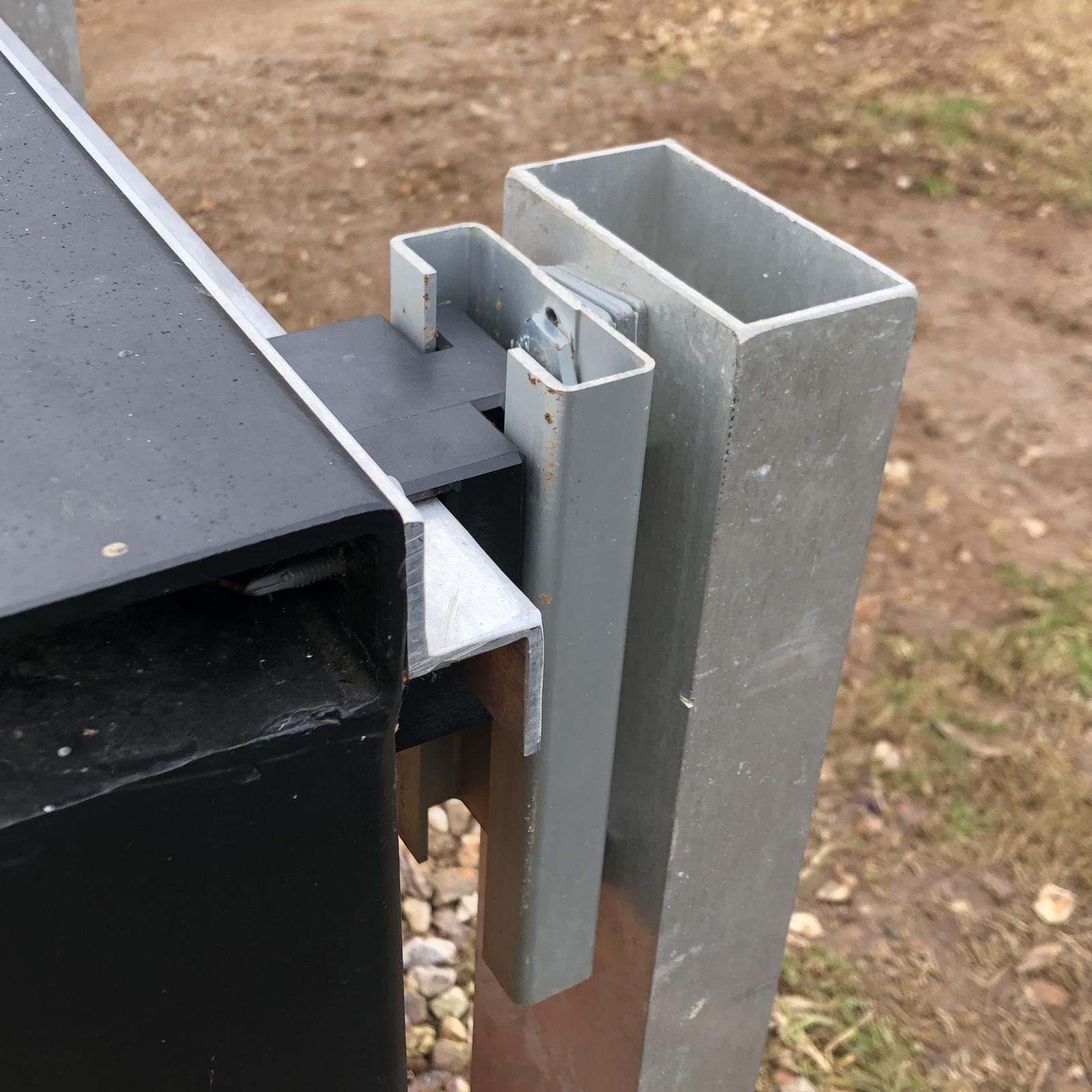 Richmond Sliding Gate Guide Block And Channel - Bunnings Australia