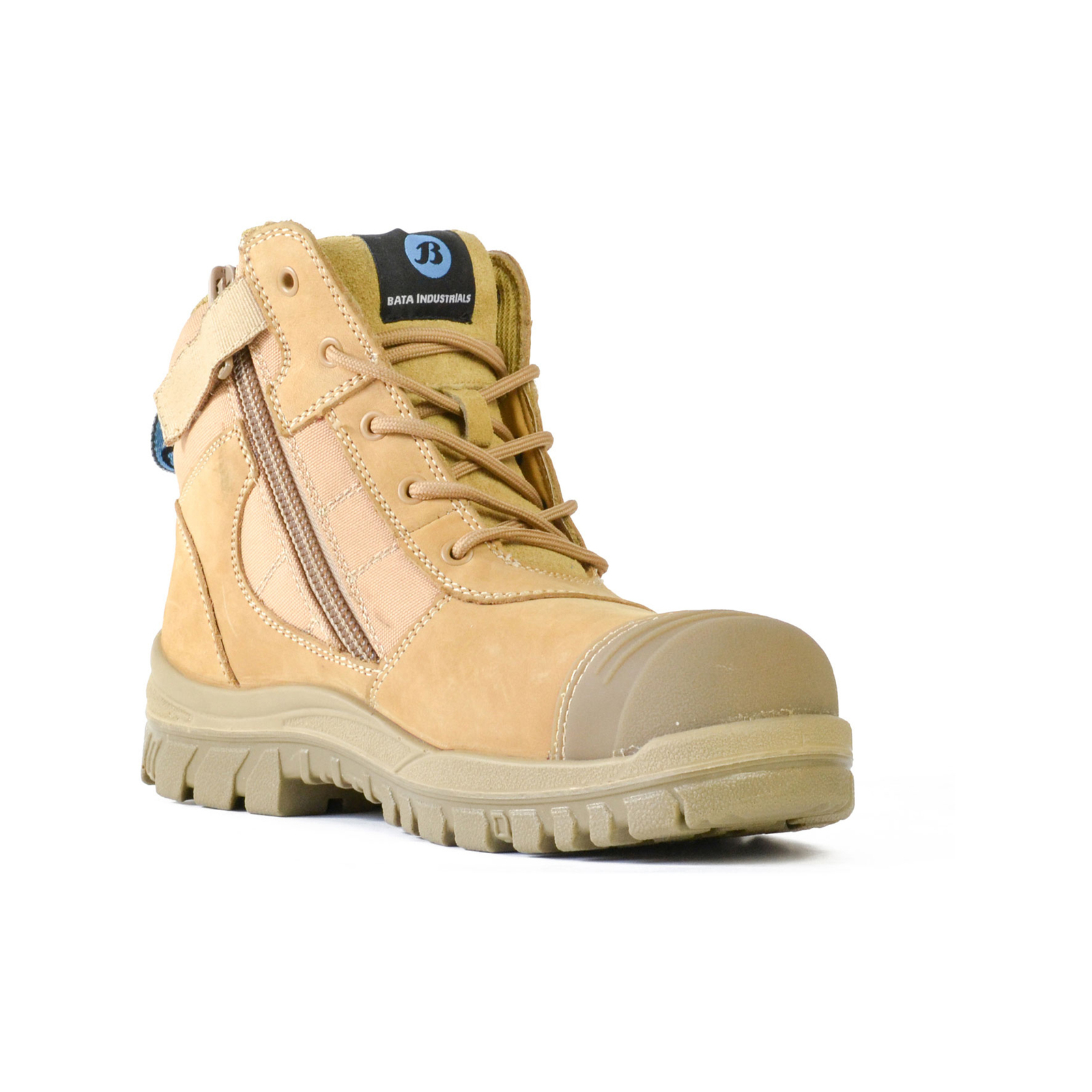 Bata Size 8 Wheat Zippy Safety Boot - Bunnings Australia