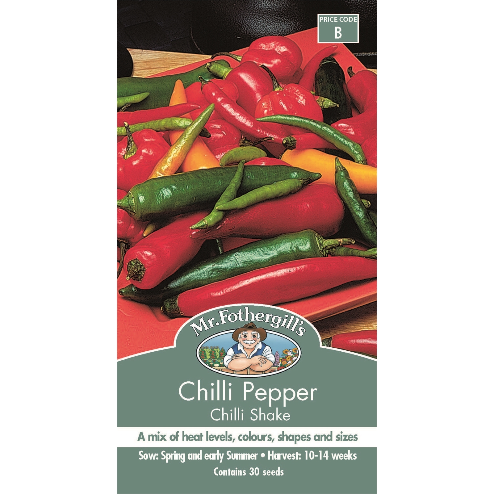 Mr Fothergill's Chilli Shake Vegetable Seed - Bunnings Australia