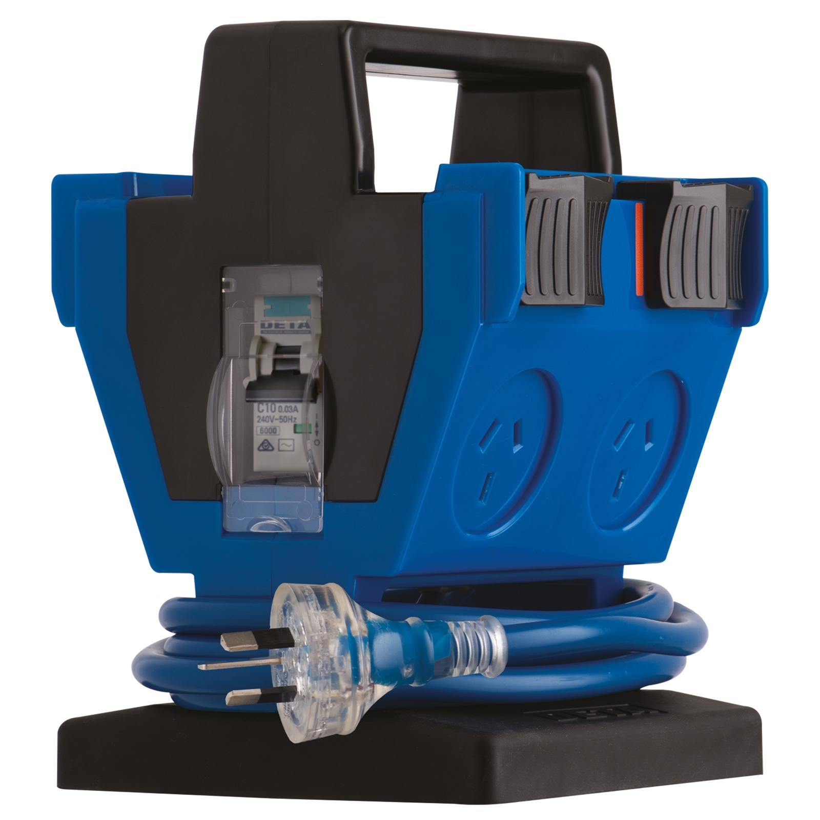 Deta 4 Outlet Heavy Duty Power Block with USB IP55 - Bunnings Australia