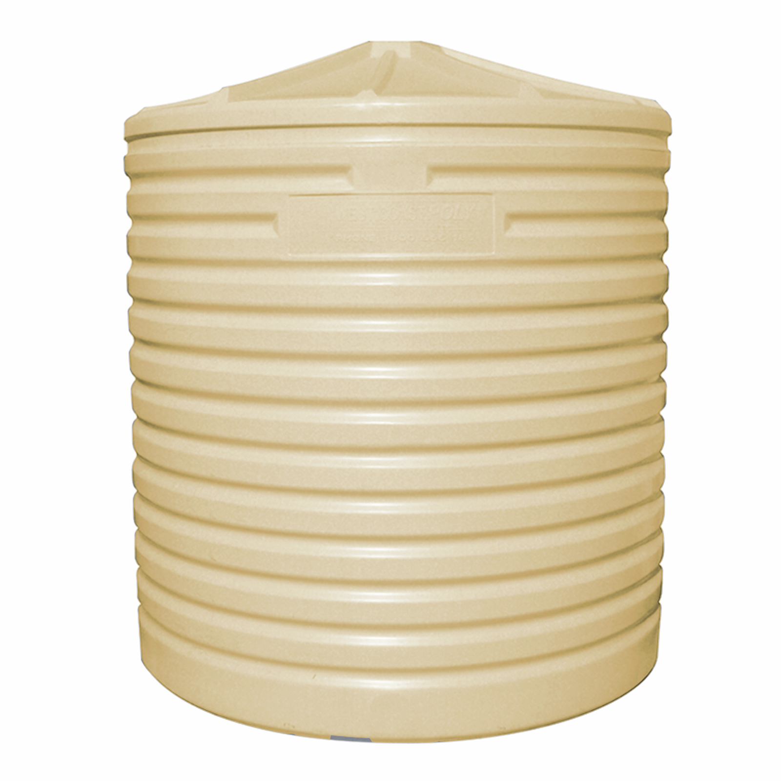 West Coast Poly 4500L Round Poly Water Tank - Smooth Cream - Bunnings ...