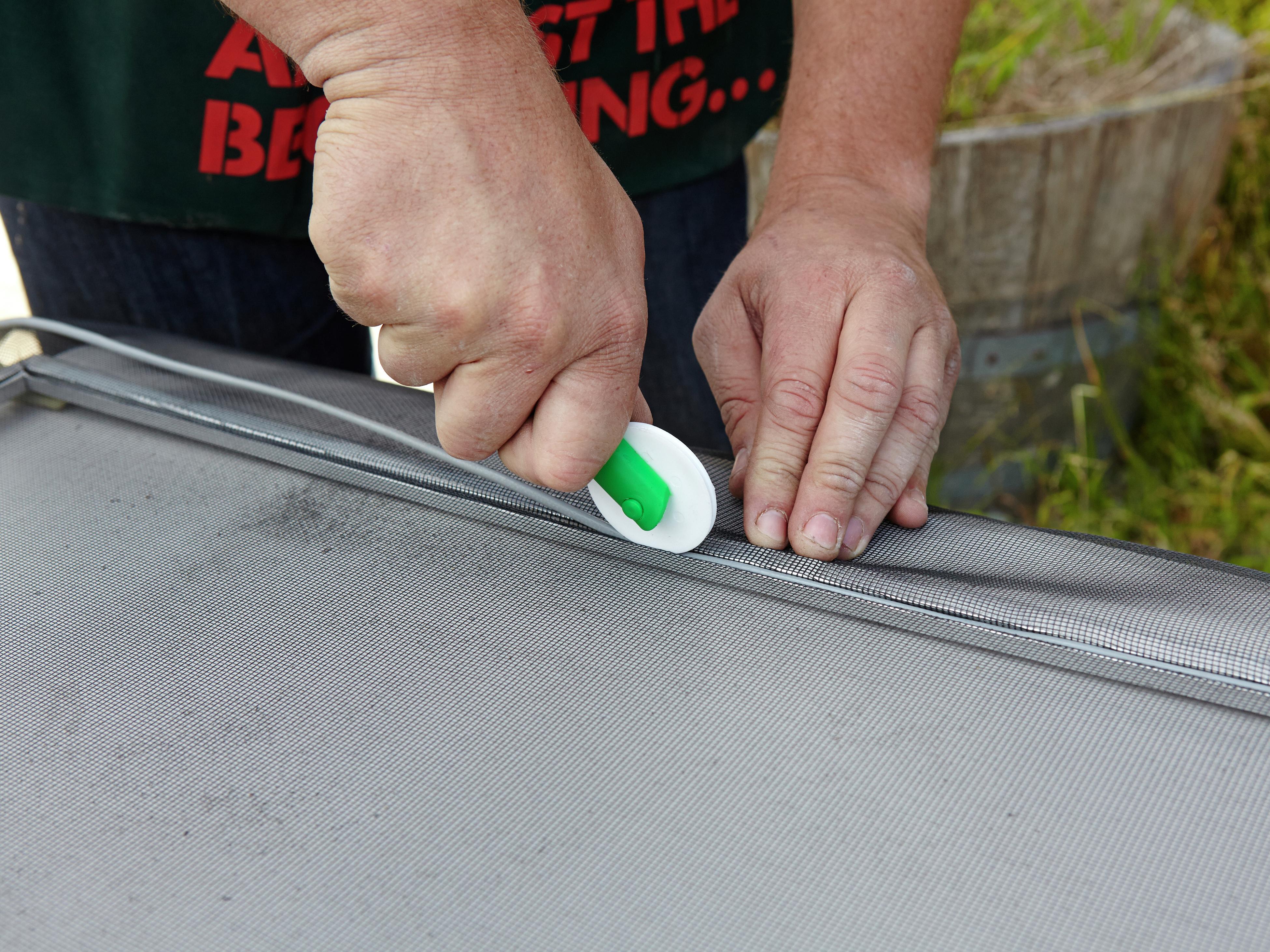 How To Replace Flyscreen Mesh - Bunnings Australia