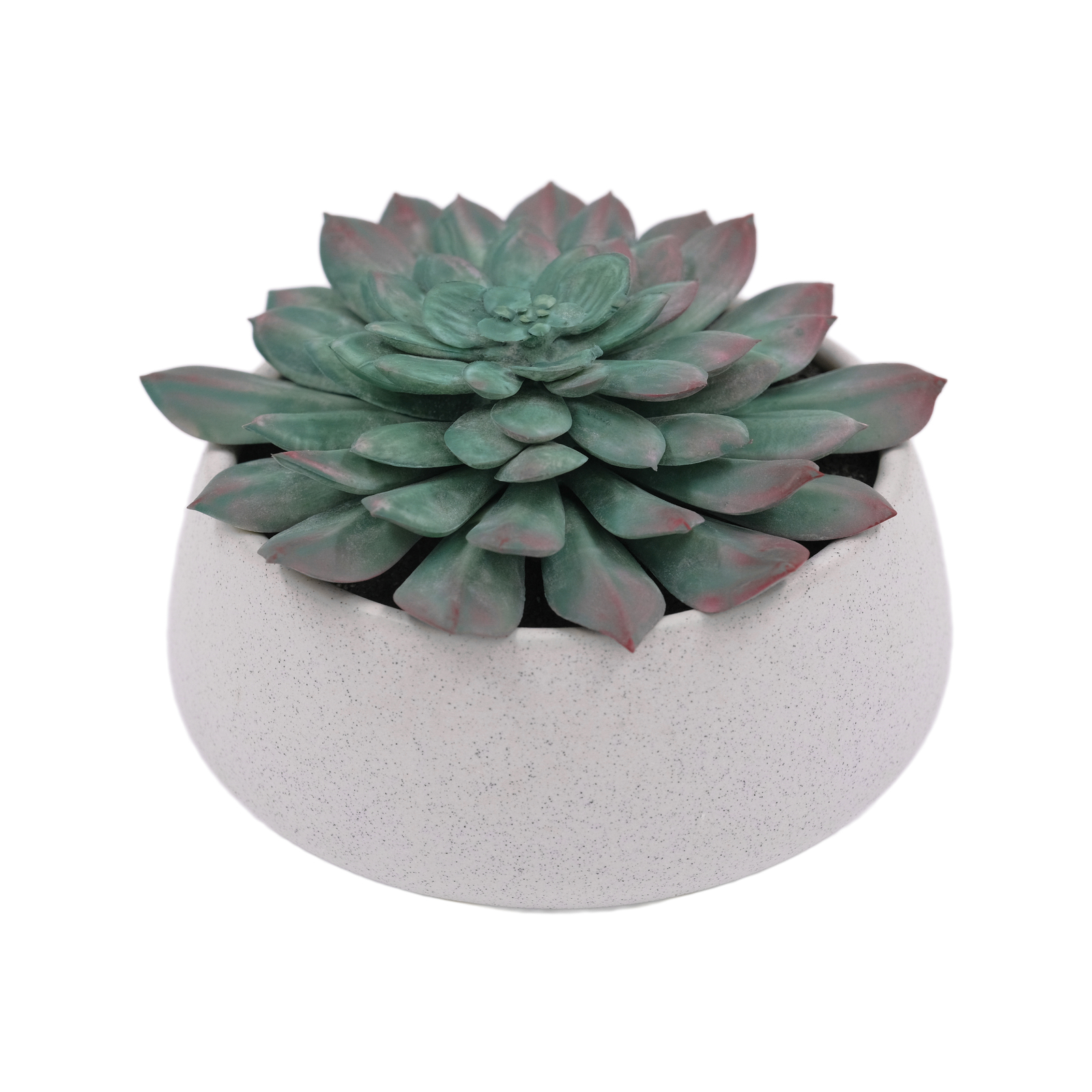 UN-REAL 12cm Artificial D/Rose Succulent In Sandy Pot - Bunnings Australia