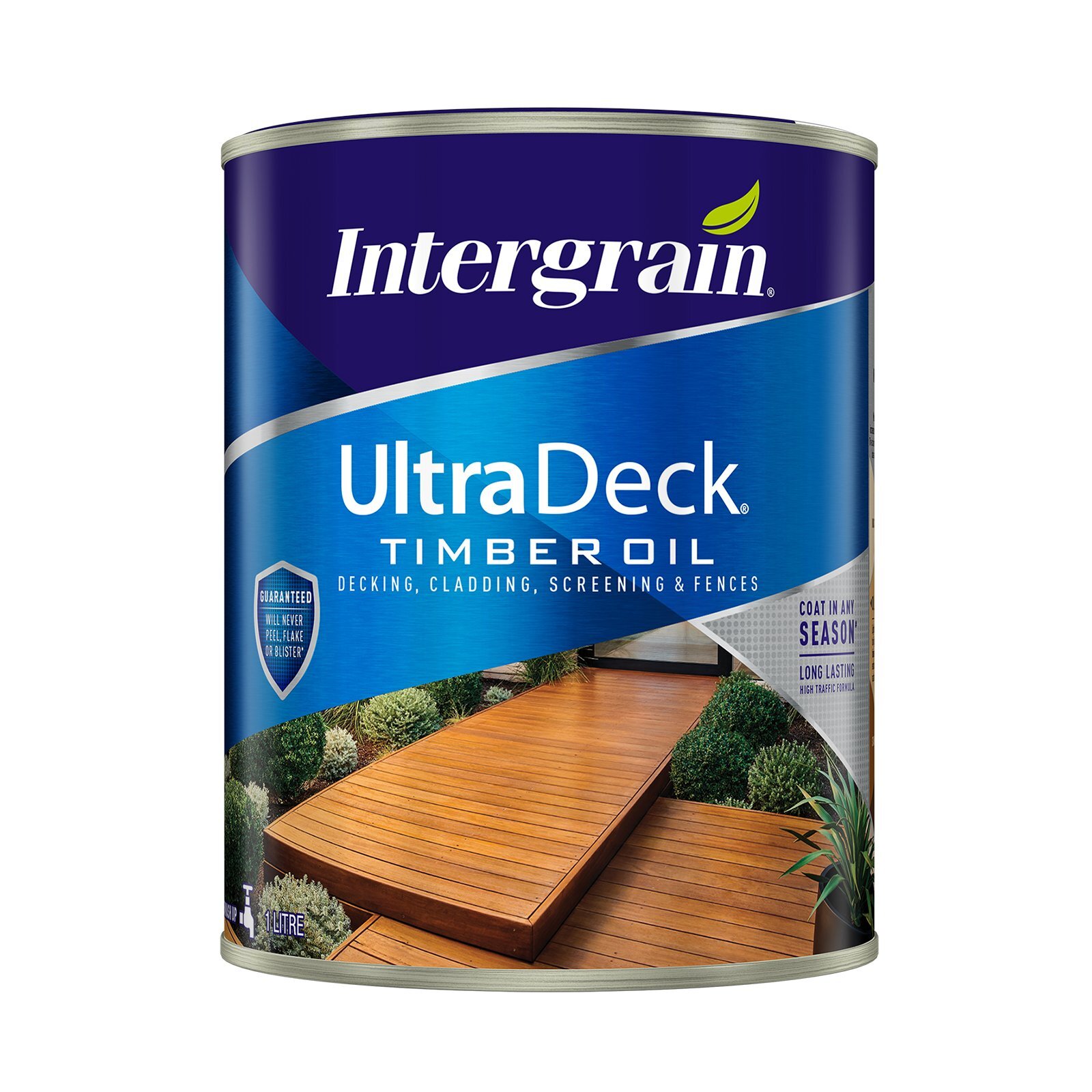 Intergrain 1L Natural UltraDeck Timber Oil - Bunnings Australia