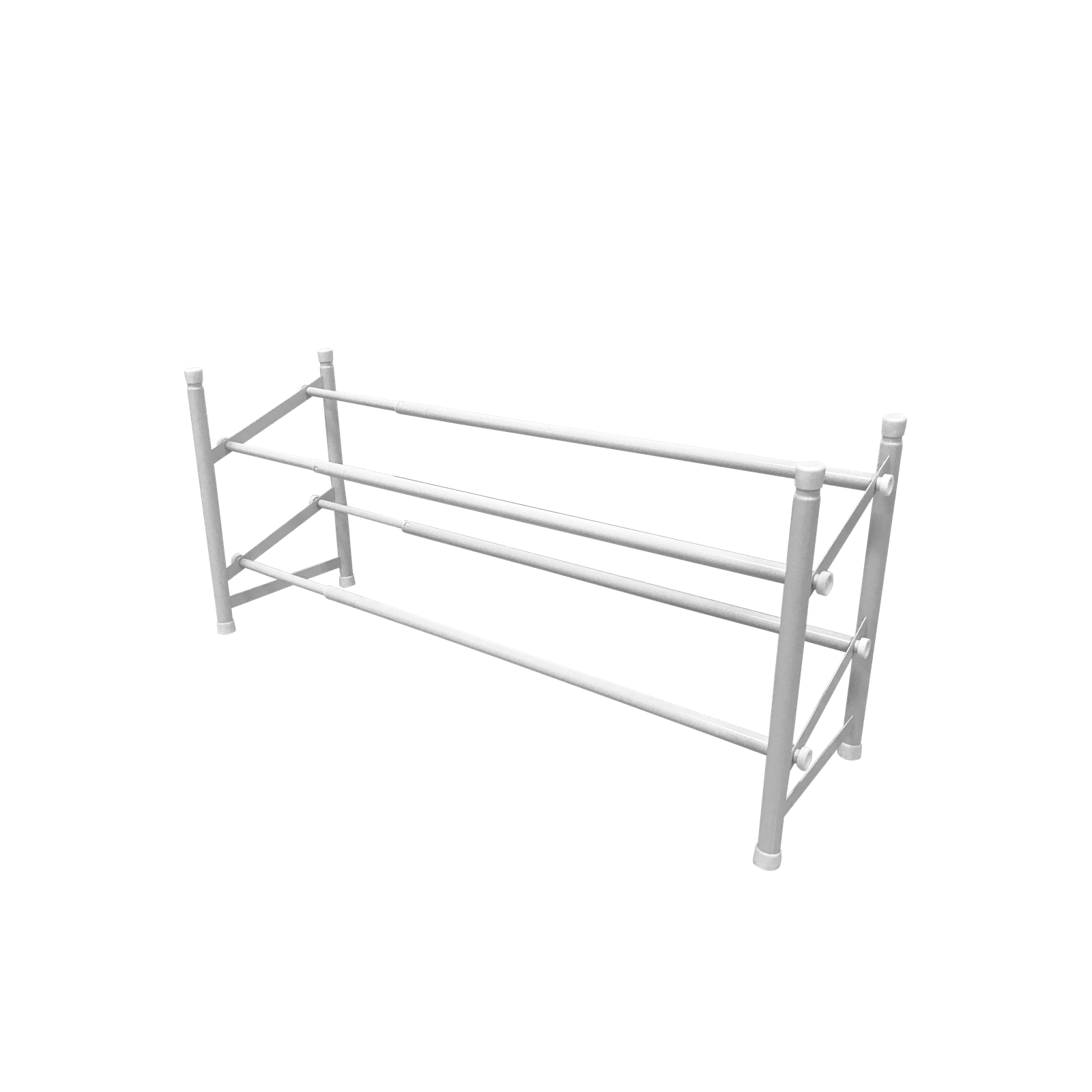 All Set 23 x 110 x 35.5cm 2 Tier Extendable Shoe Rack - Bunnings Australia