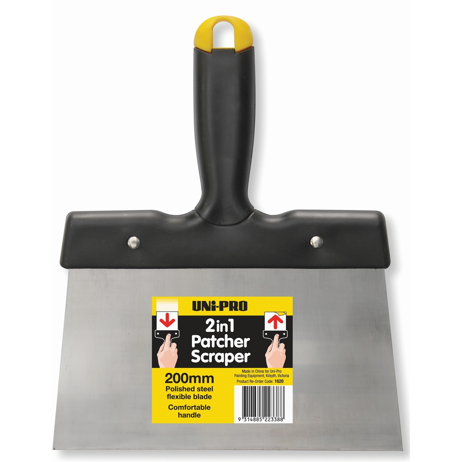 UNi-PRO 200mm 2 In 1 Patcher Scraper - Bunnings Australia