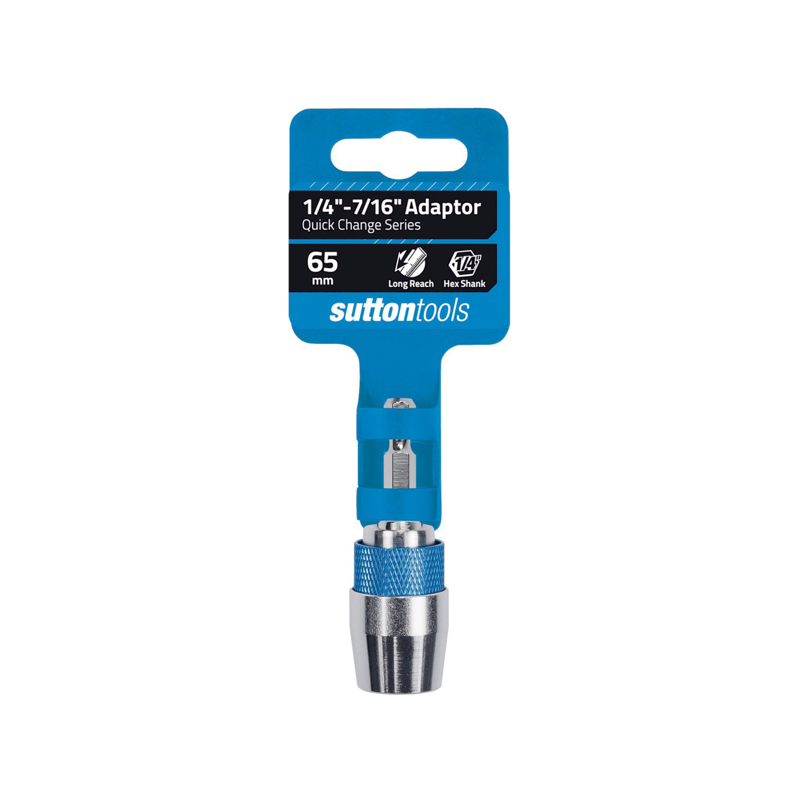 Sutton Tools Quick Change Adaptor 1/4 Inch to 7/16 Inch - Bunnings New ...