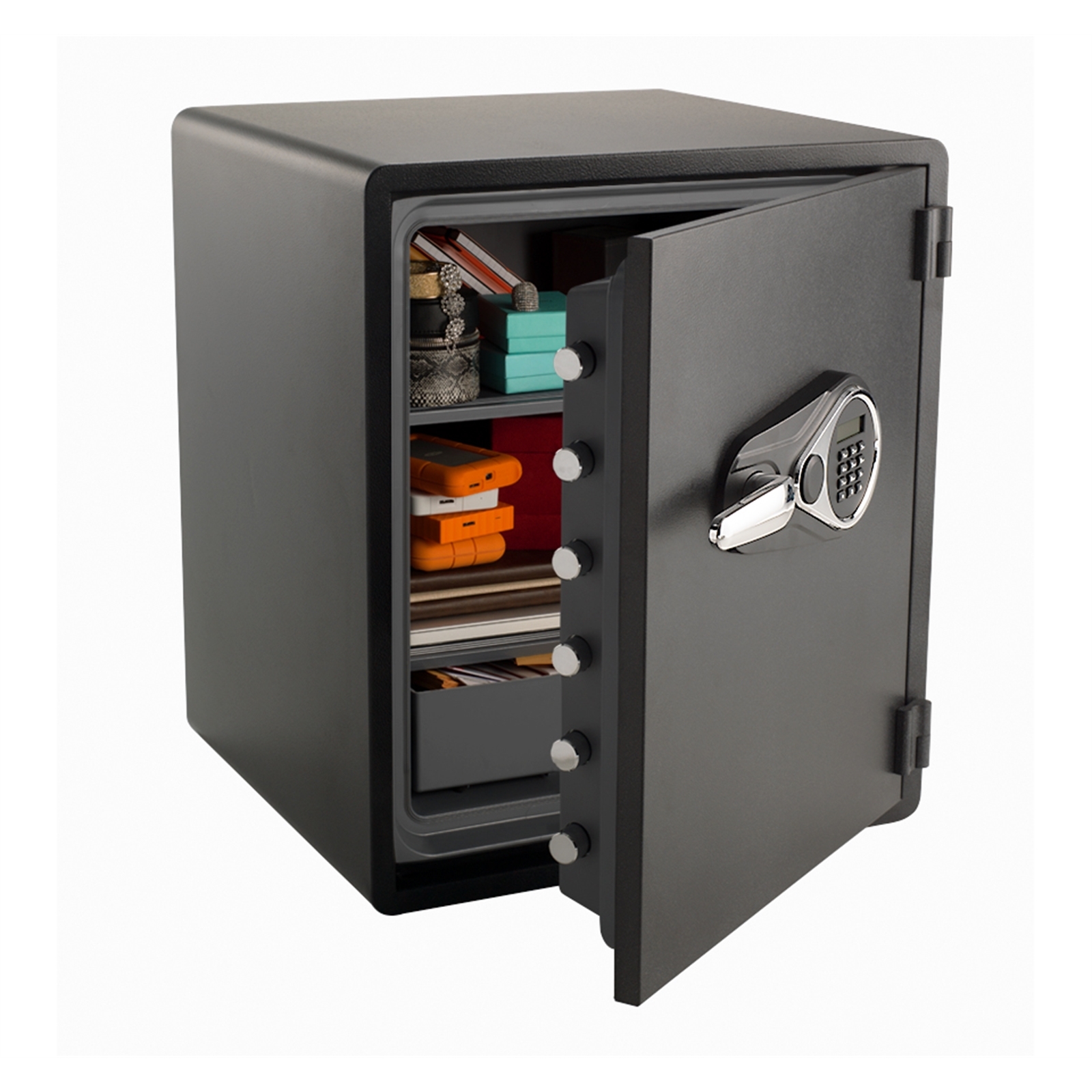 Sandleford 60L Karbon Black Fire And Waterproof Safe - Bunnings Australia